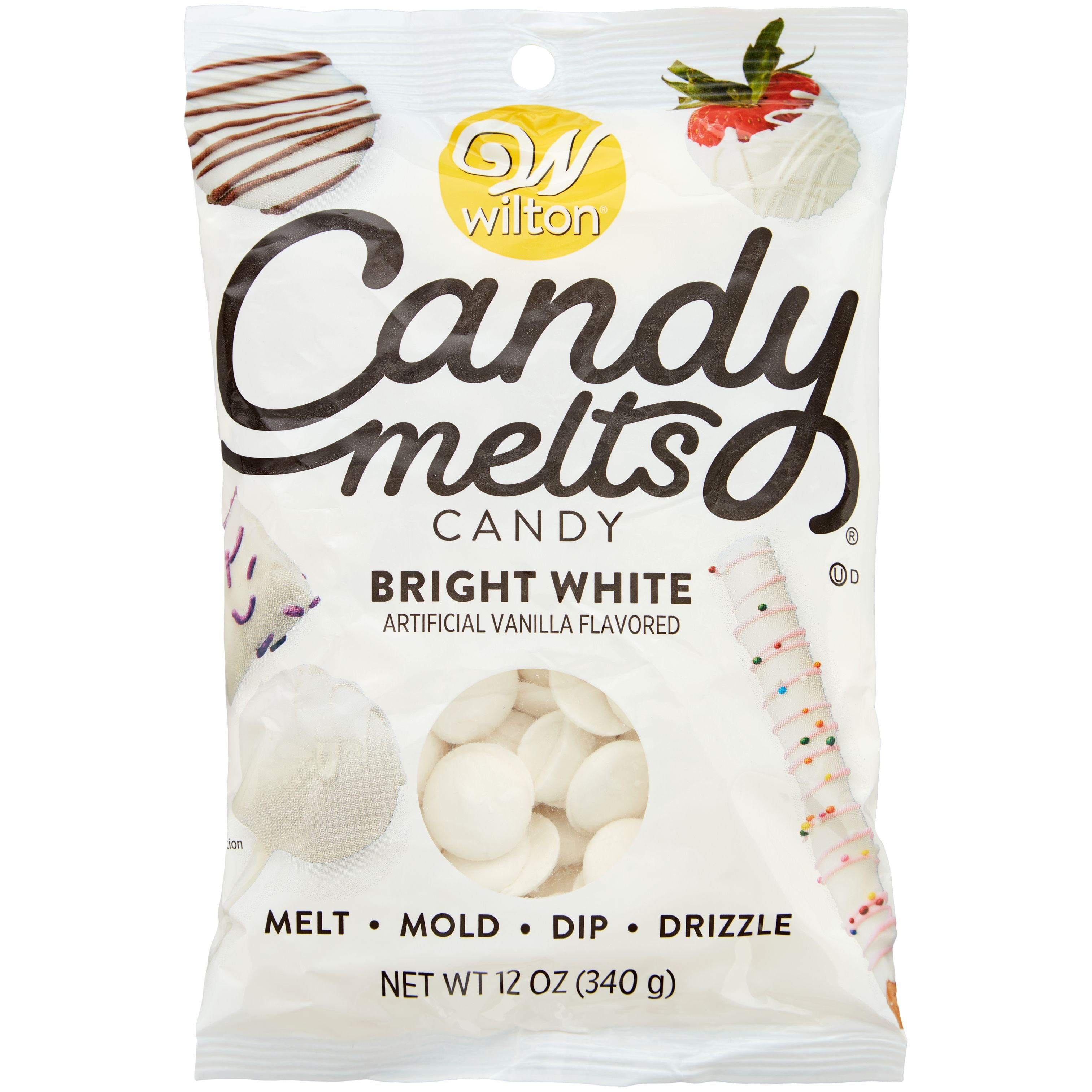 Wilton Vanilla Candy Melts, Mini White Chocolate Chips for Cake Pops ...
