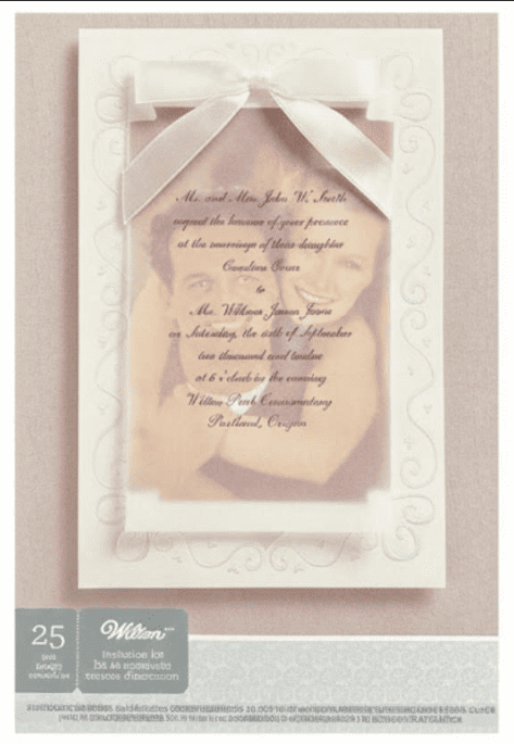 Wilton - Wedding Invitation Kit (25 Count) - Walmart.com