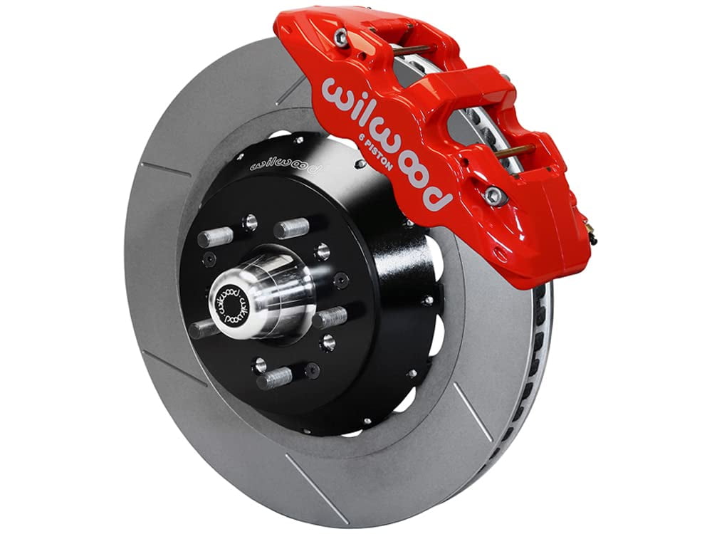 Wilwood 140-10641-R AERO6 Front Hub Big Brake Kit,14"-Red WWE ...
