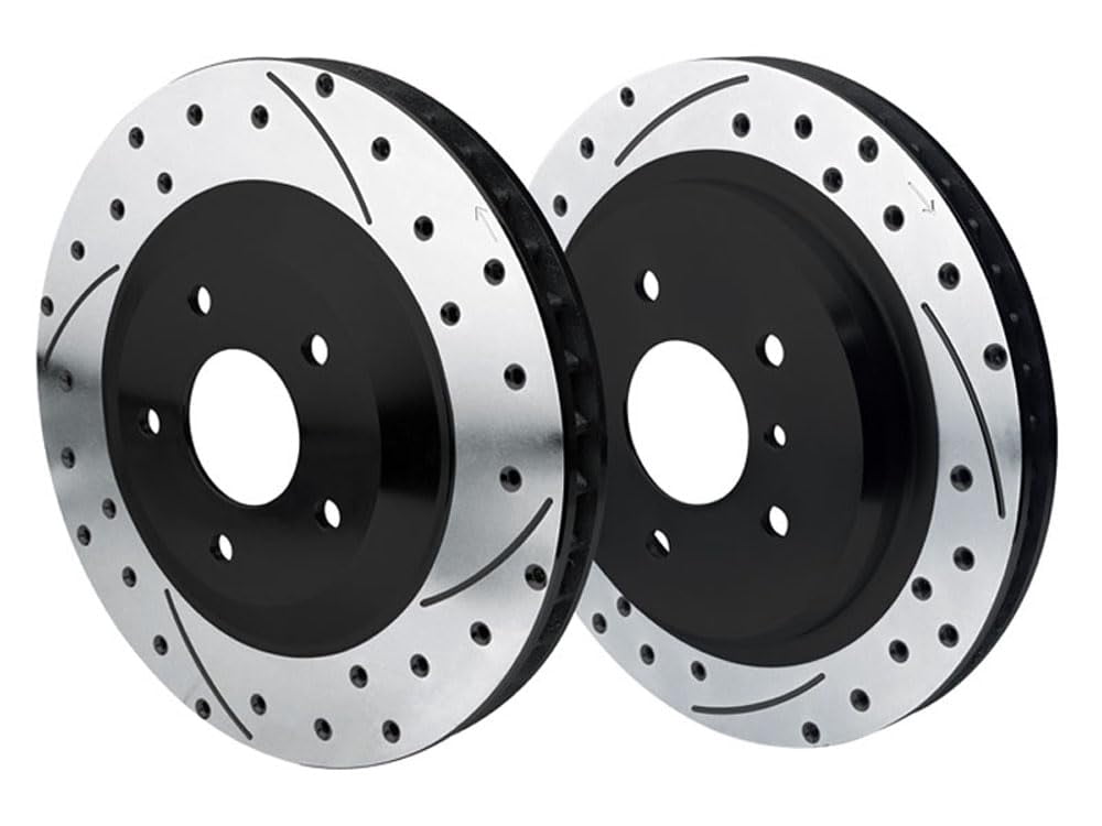 Wilwood 140-11738-D ProMatrix Front Replacement Rotor Kit, Drilled 1965 ...