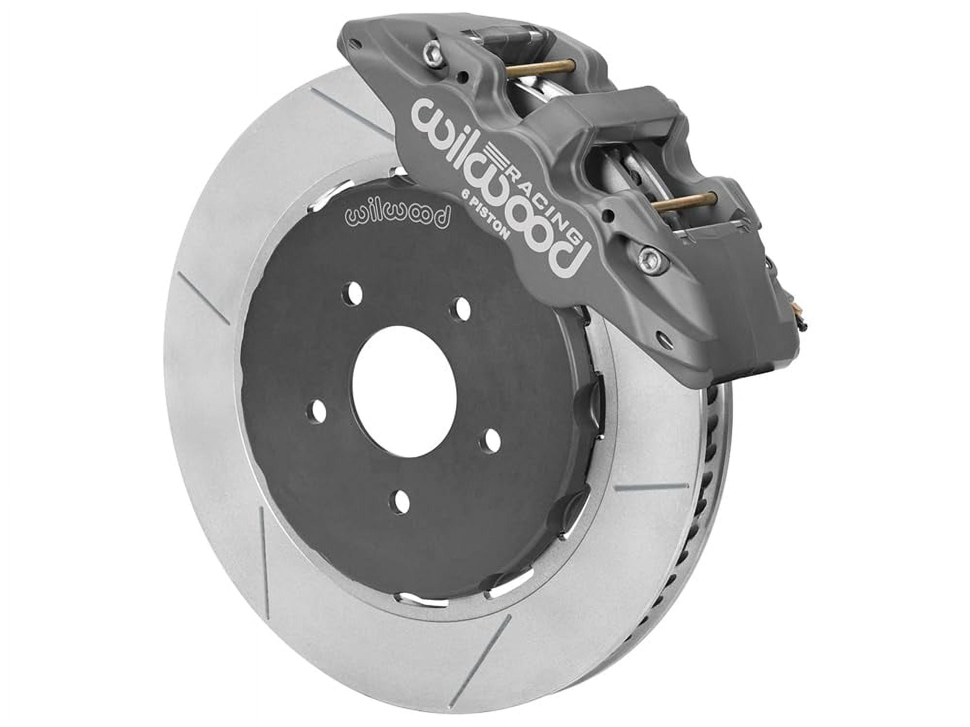 Wilwood 140-13743 Front AERO6 RACE 14" Big Brake Kit With Gray Anodized ...
