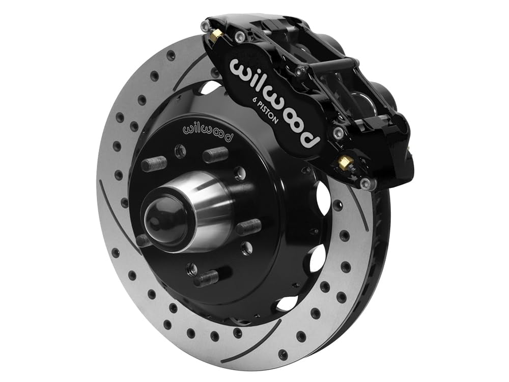 Wilwood 140-16458-D FNSL6R Front Hub Big Brake Kit,14", Drilled Chevy C-10 60-87 CPP Drop ...