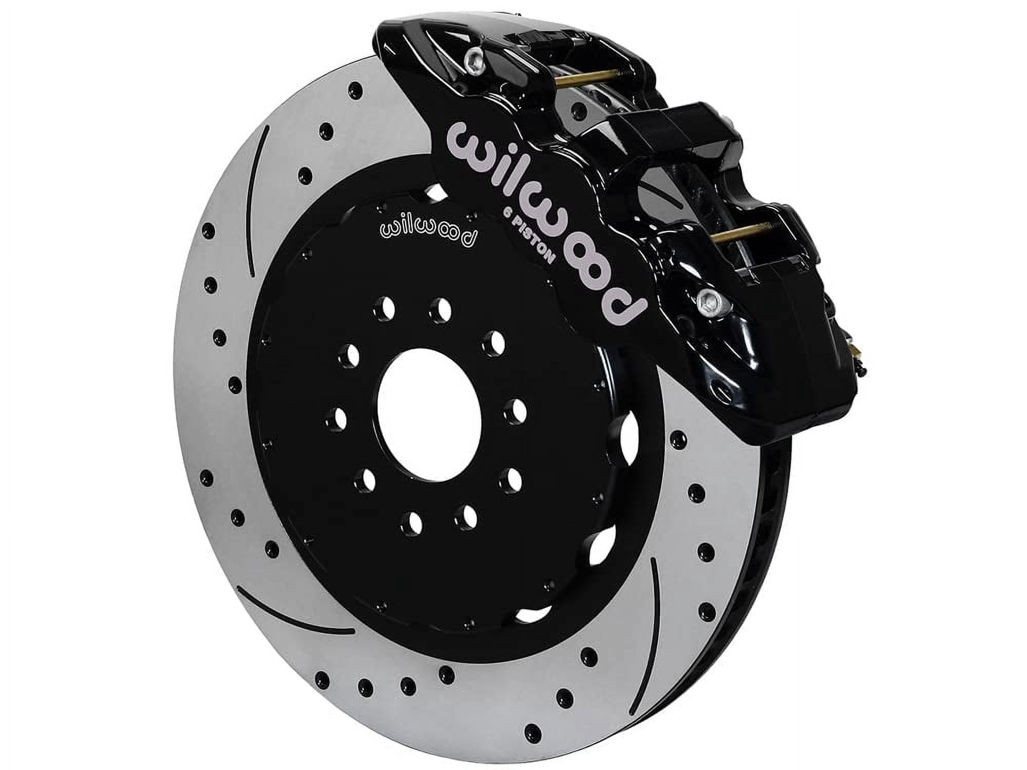 Wilwood 140-16804-D AERO6-DM Front Big Brake Kit with Black Calipers ...