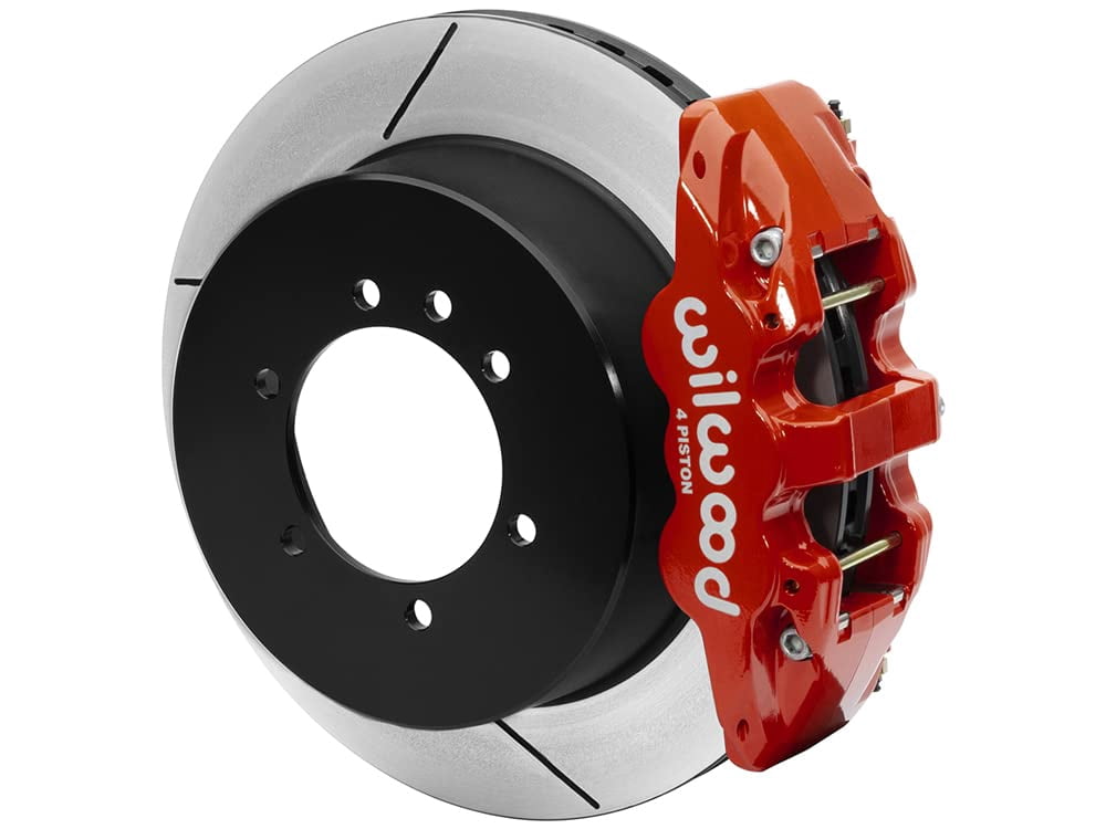 Wilwood 140-9838-R AERO4 Rear Red, 14.25" Big Brake Kit 2000-2007 GM ...