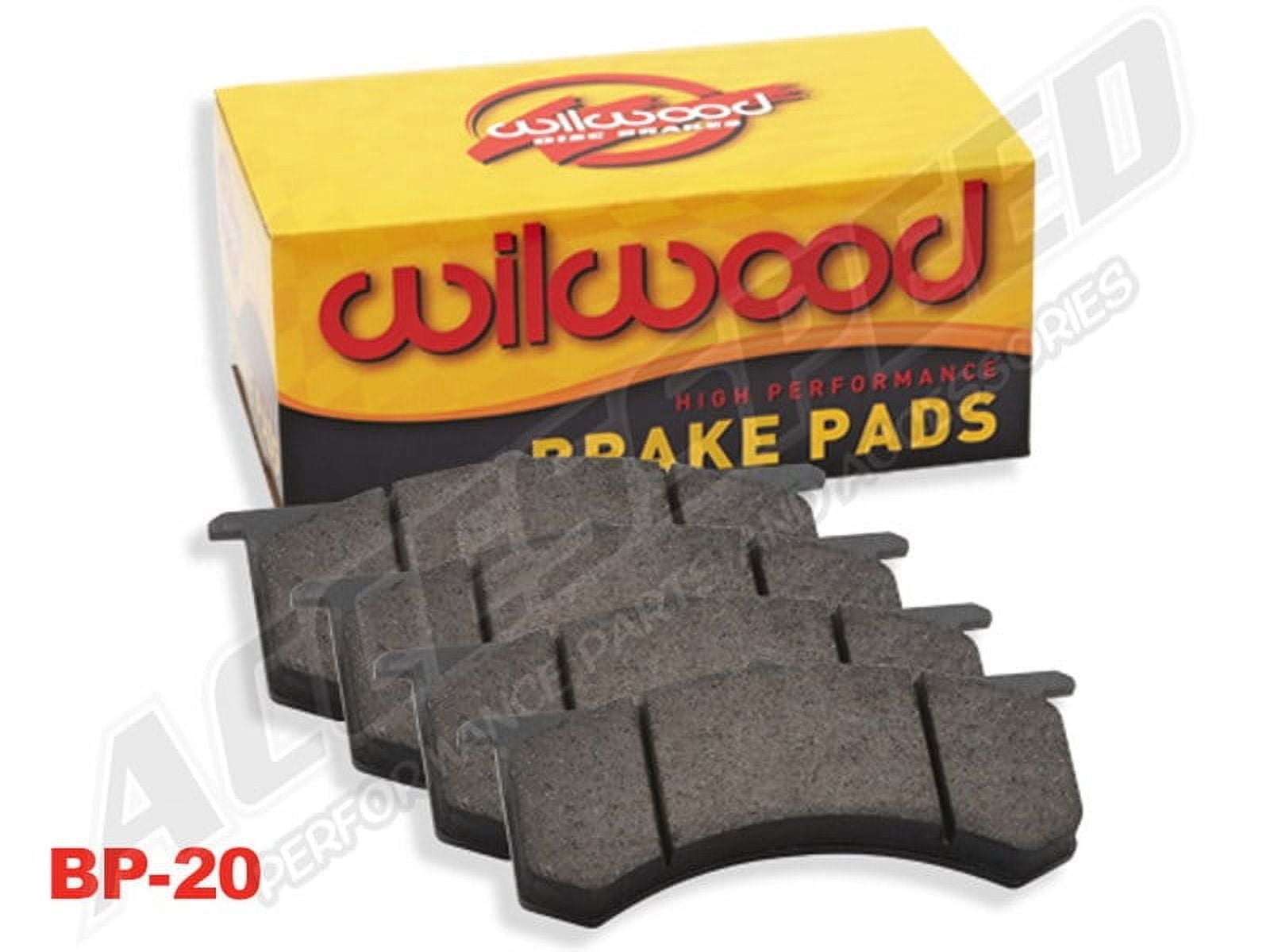 Wilwood 150-10007K BP-20 Metallic Composite Brake Pad Set #6712 for ...