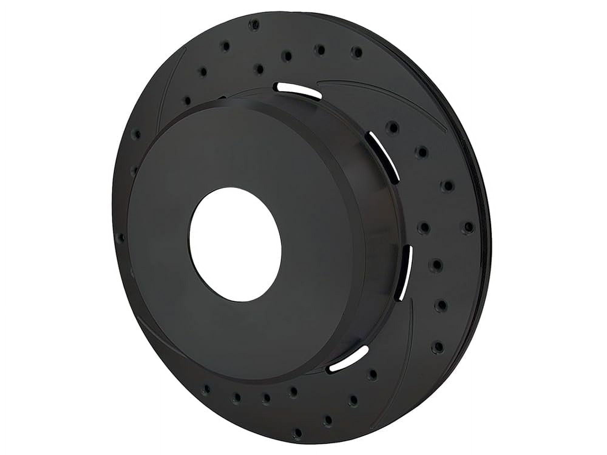 Wilwood 160-6973-BK SRP Drilled Brake Rotor, 1.91" Offset, BLK, Left ...