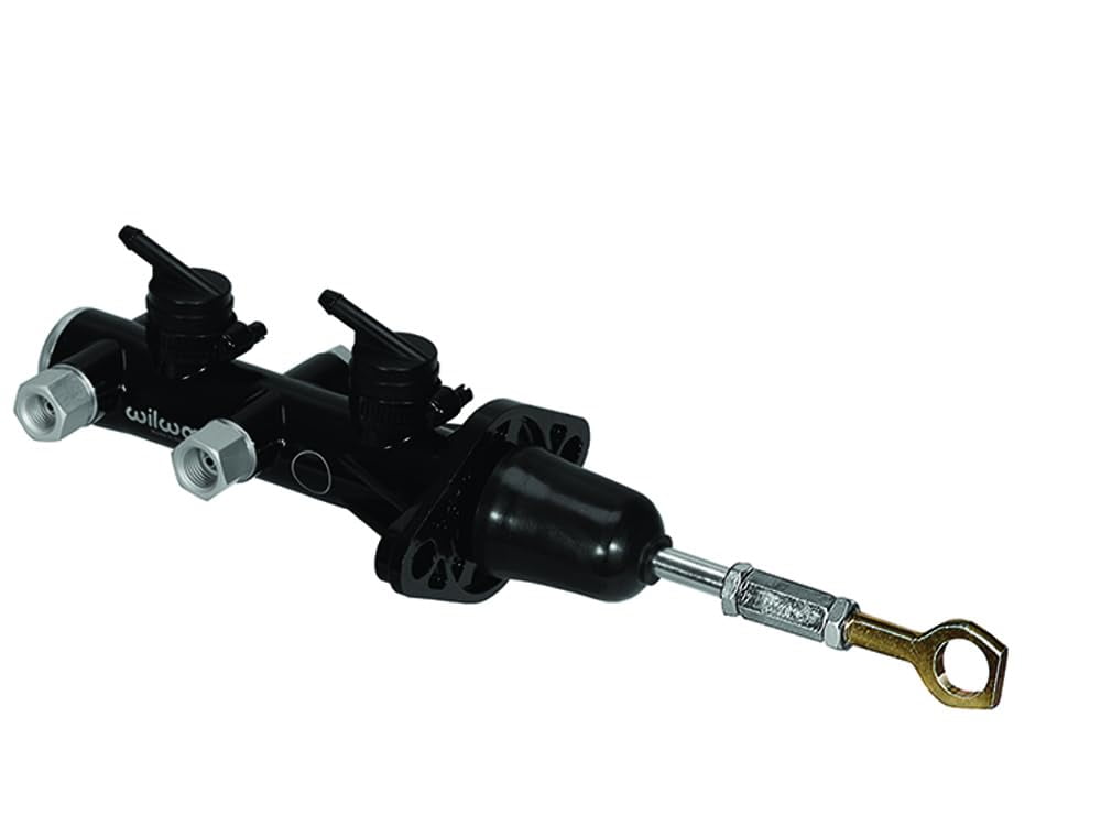 Wilwood 260-15491-BK Remote Tandem Outlet Aluminum Master Cylinder With ...