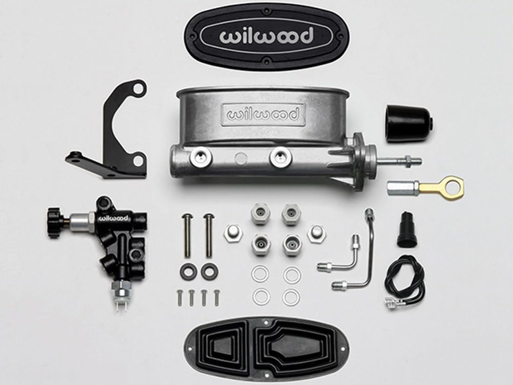 Wilwood 261-14158 Aluminum Tandem Master Cylinder With Bracket ...