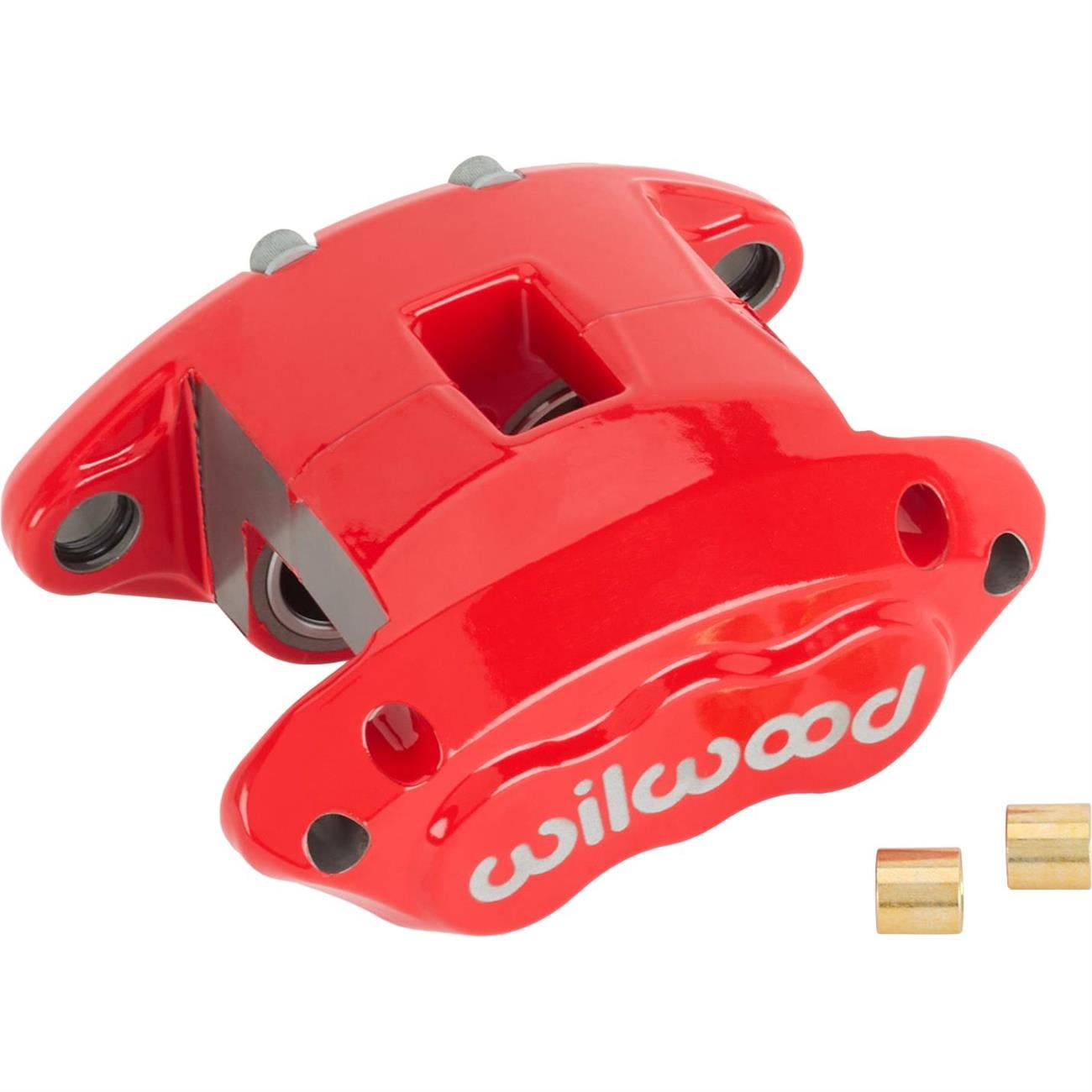 Wilwood D154 2 Piston 7/16" Inlet Metric Caliper, Red - Walmart.com