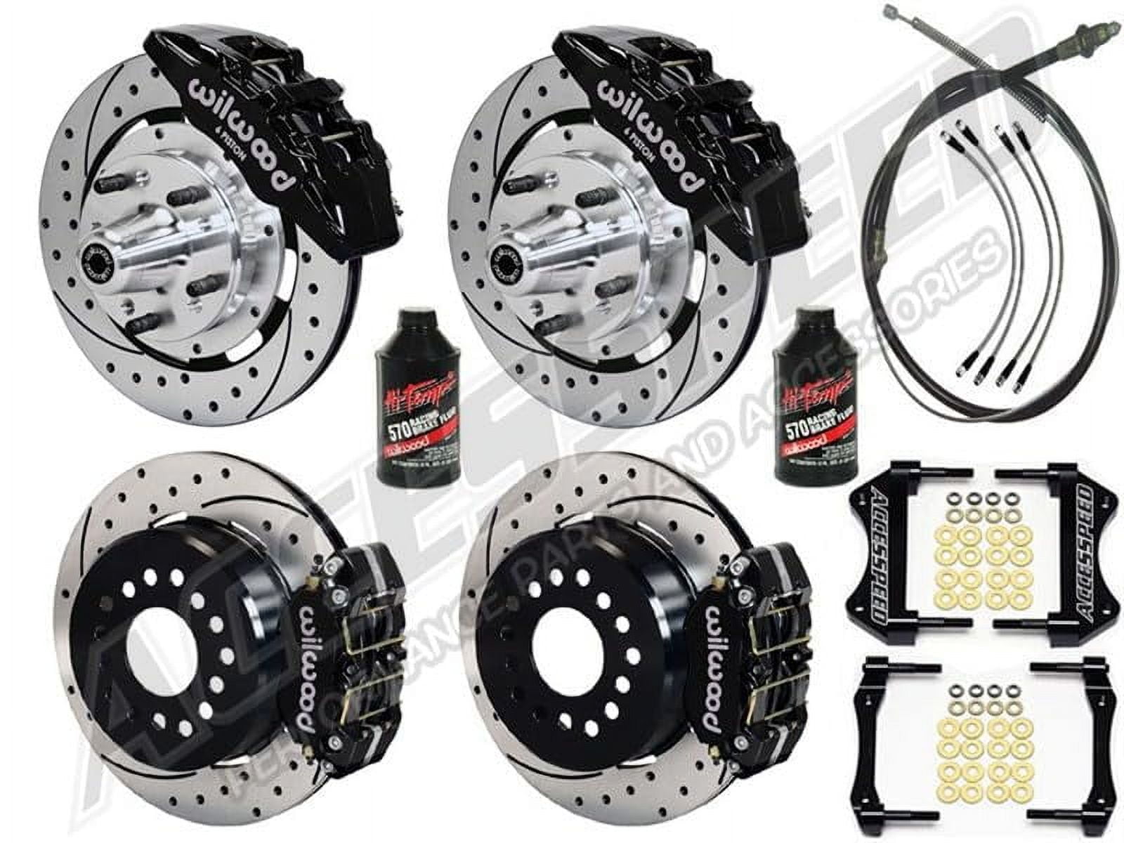 Wilwood Dynapro 12" Front & 11" Rear Big Brake Kit Combo With Brake ...