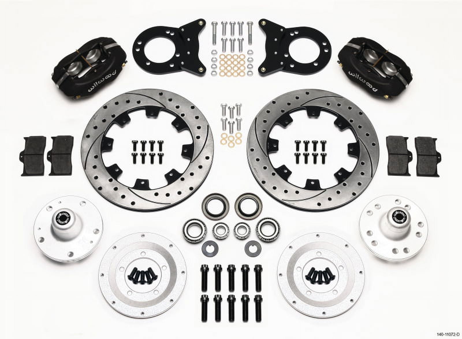 Wilwood Forged Dynalite Front Kit 12.19in Drilled 1965-1969 Mustang ...