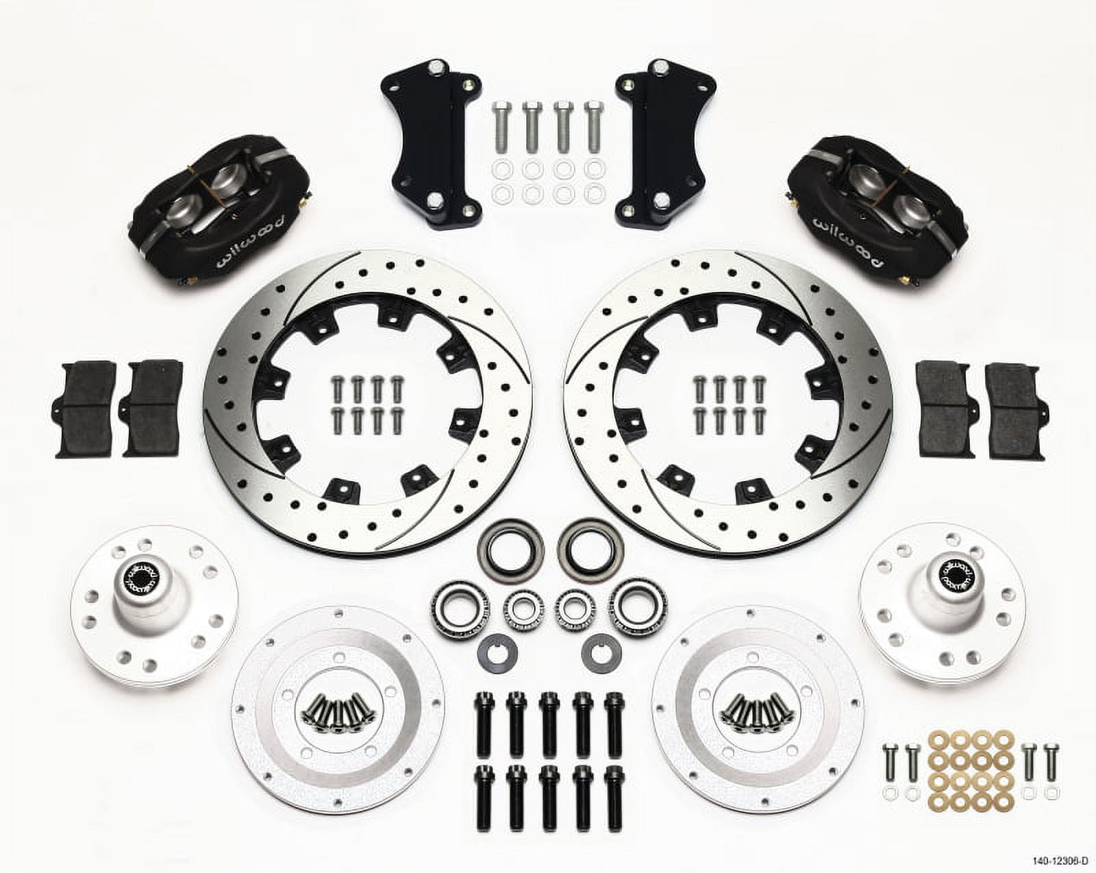 Wilwood Forged Dynalite Front Kit 12.19in Drilled Heidts Tri -5 2 inch ...