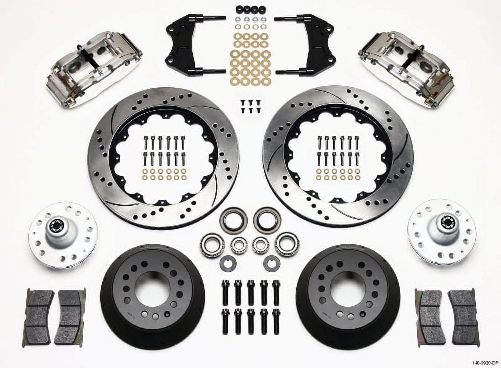 Wilwood Narrow Superlite 6R Front Hub Kit 14.00in Drill Pol WWE ...
