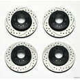 Wilwood Rotor Kit Front/Rear-Drilled 65-82 Corvette C2/C3 (1Pc Rotors ...