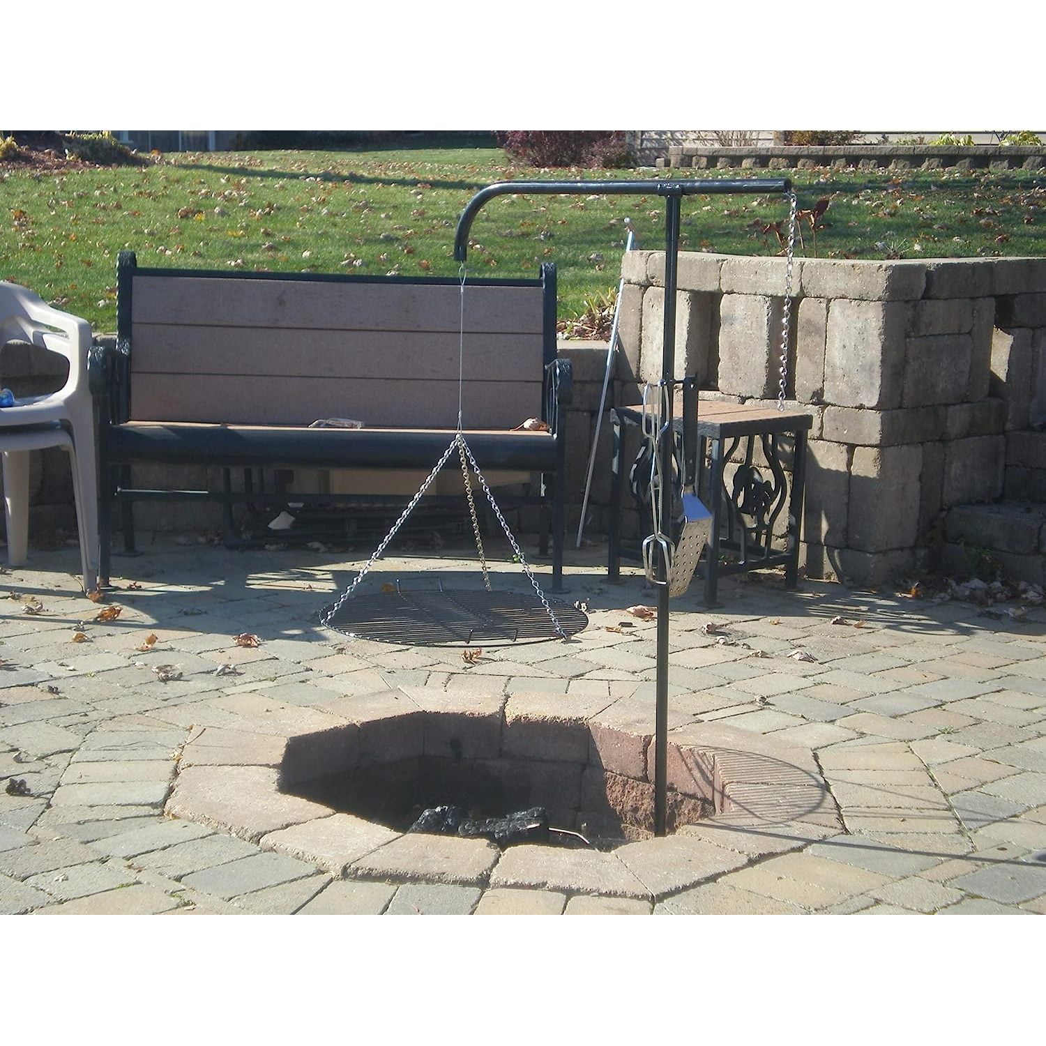 Wimpy's Swing-away Campfire Grill - Walmart.com