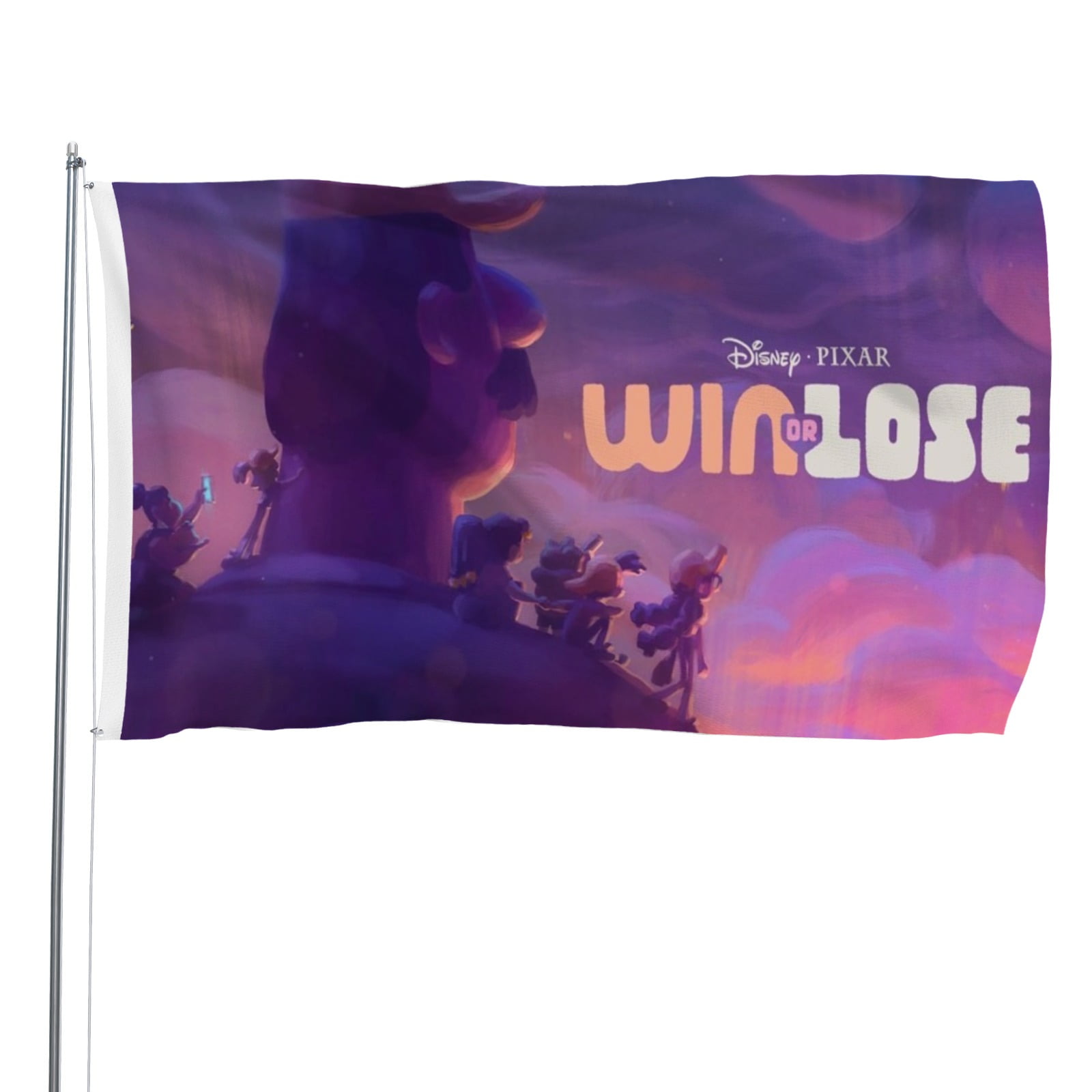 Win or Lose-themed Printed Flag Perfect gift for fans, friends, and ...