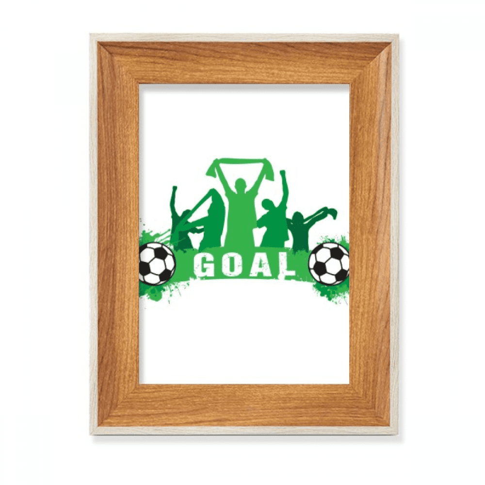 Win Soccer Football Sports Desktop Wooden Photo Frame Display Picture ...
