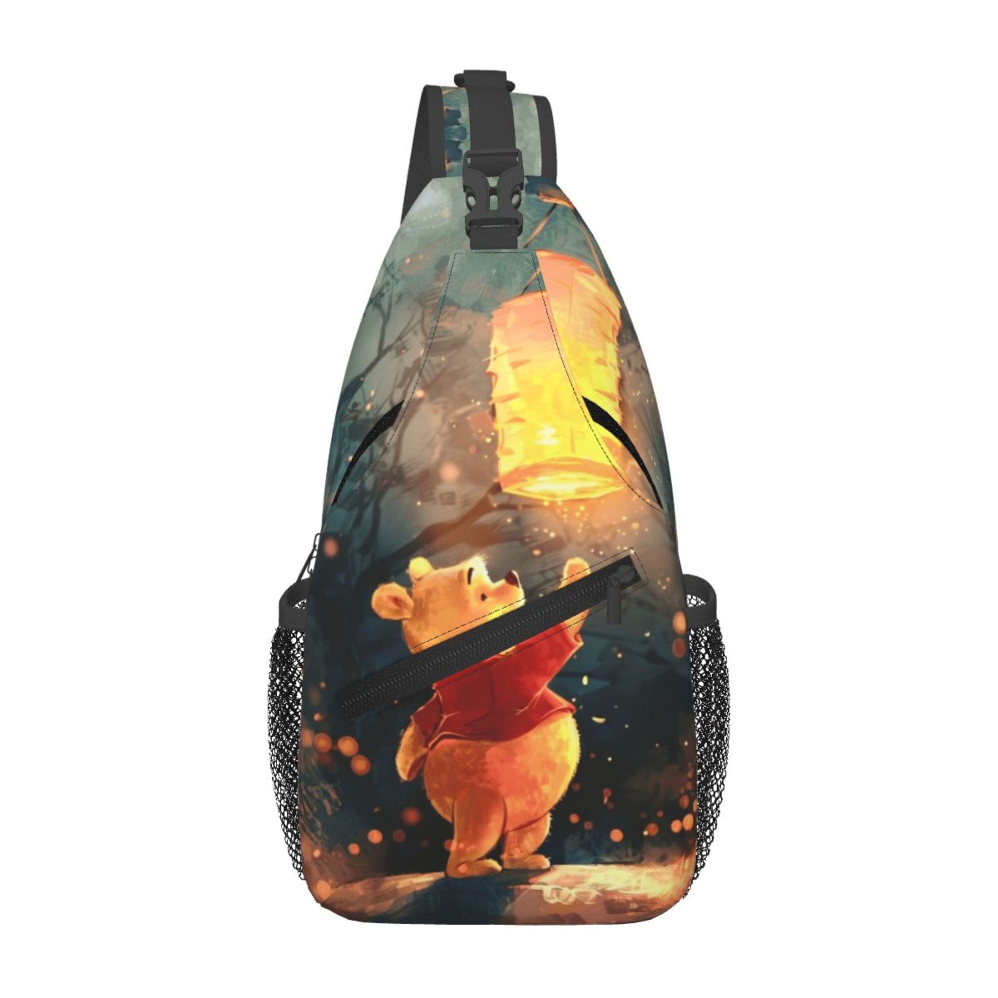 Win-nie The Po-oh In The Light Sling Bag Camping Crossbody Chest Pack ...