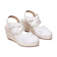 Win s Way Espadrilles For Women Open Toe Wedge Sandals Cushioned ...