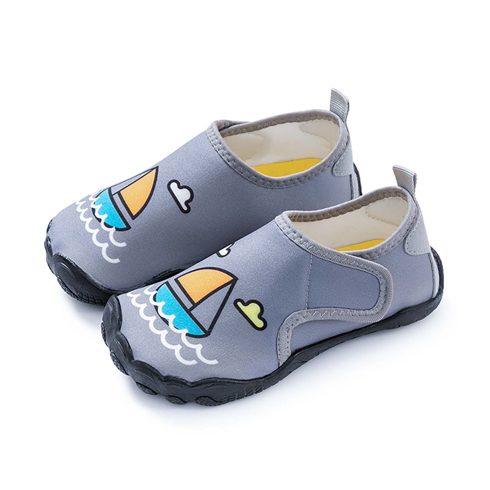 Win s Way Kids Water Shoes with Toe Protection Quick Dry Swim Shoes for ...
