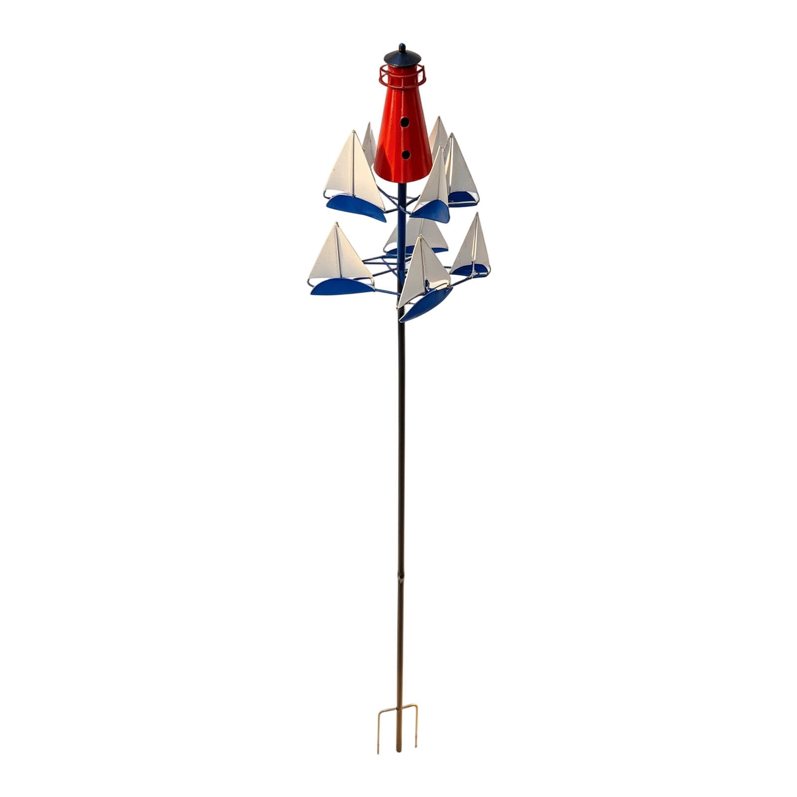 Win s Way Large Metal Wind Spinner - Nautical Heavy Duty Rotating Wind ...