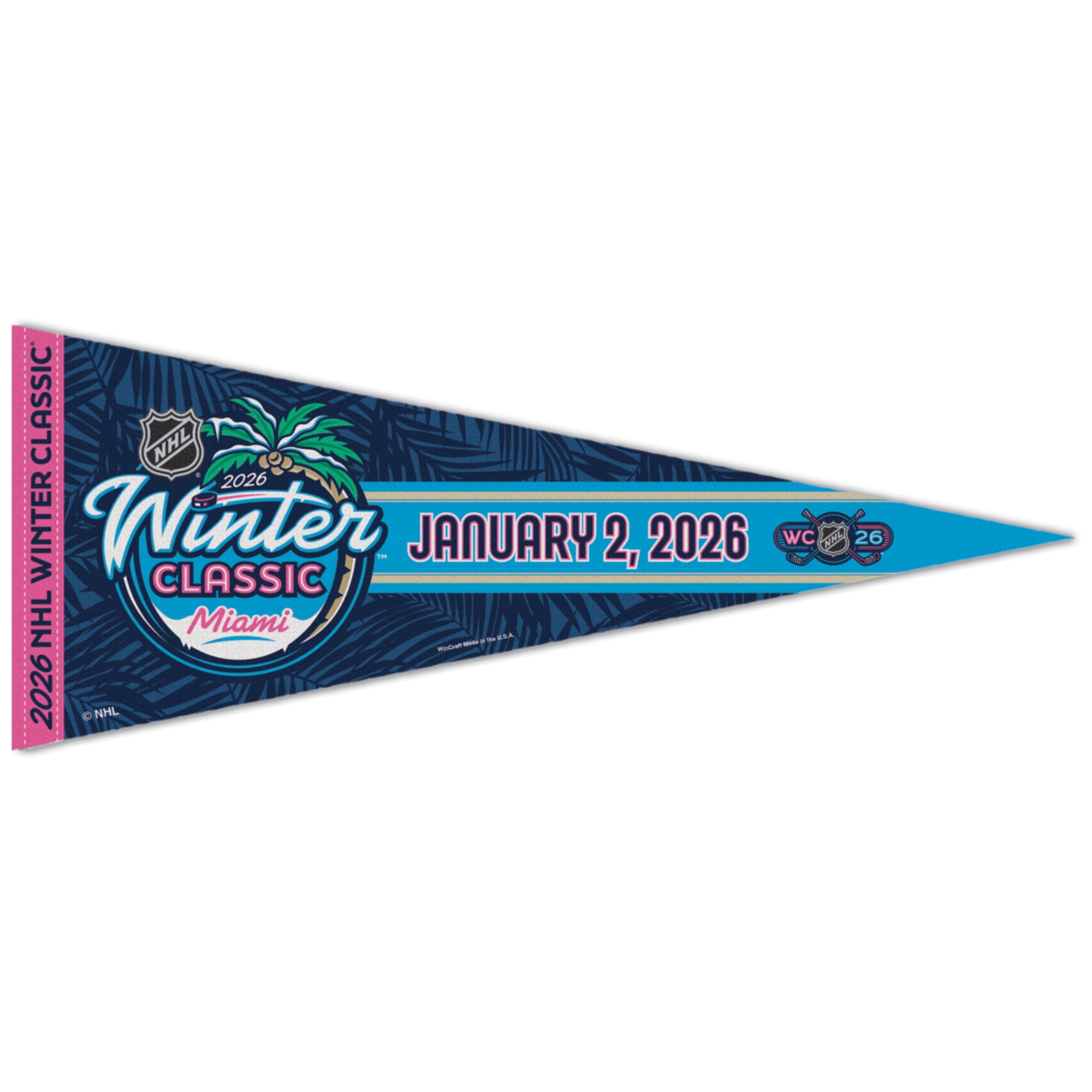 WinCraft 2026 NHL Winter Classic 12" x 30" Premium Pennant - Walmart.com