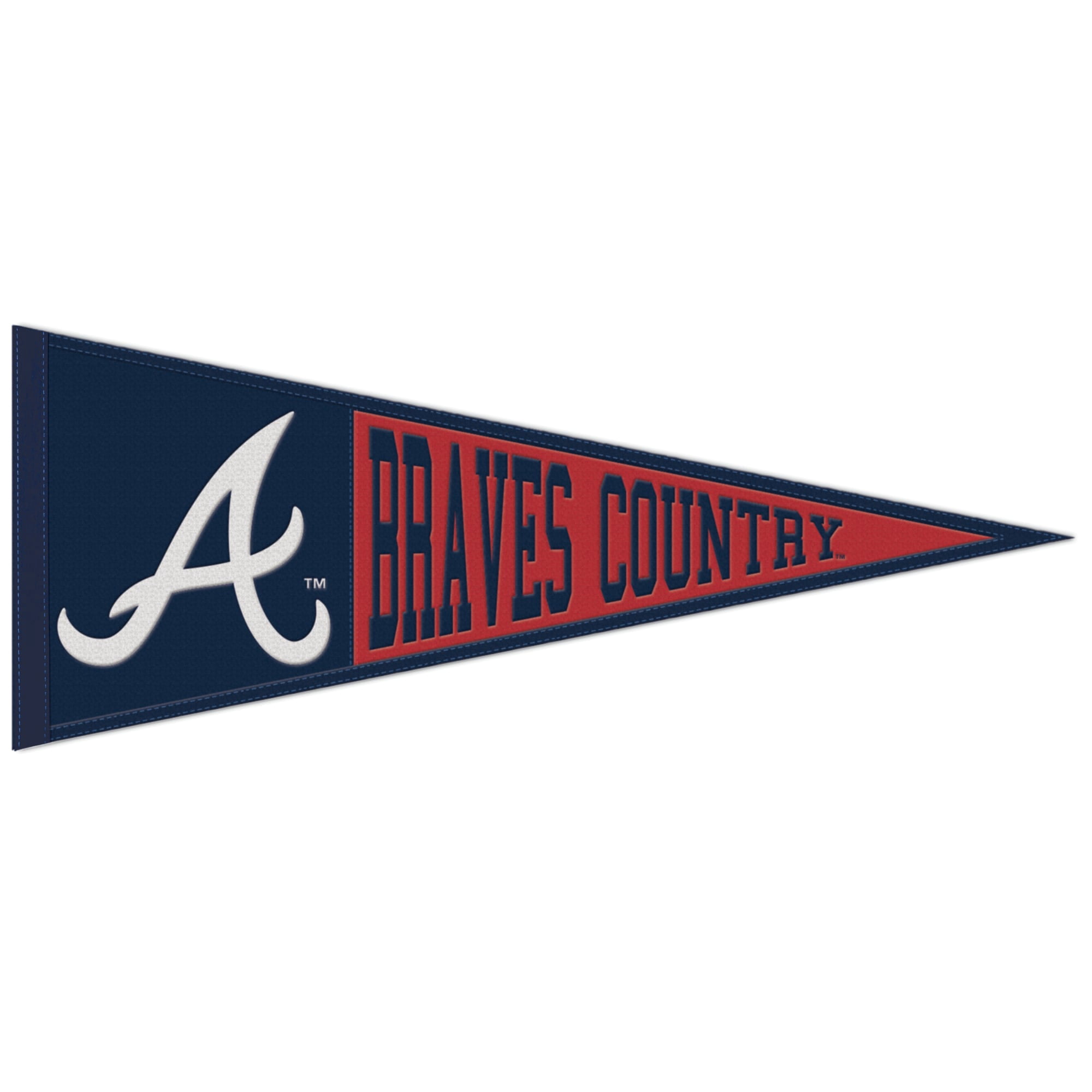 WinCraft Atlanta Braves 13" x 32" Slogan Pennant - Walmart.com