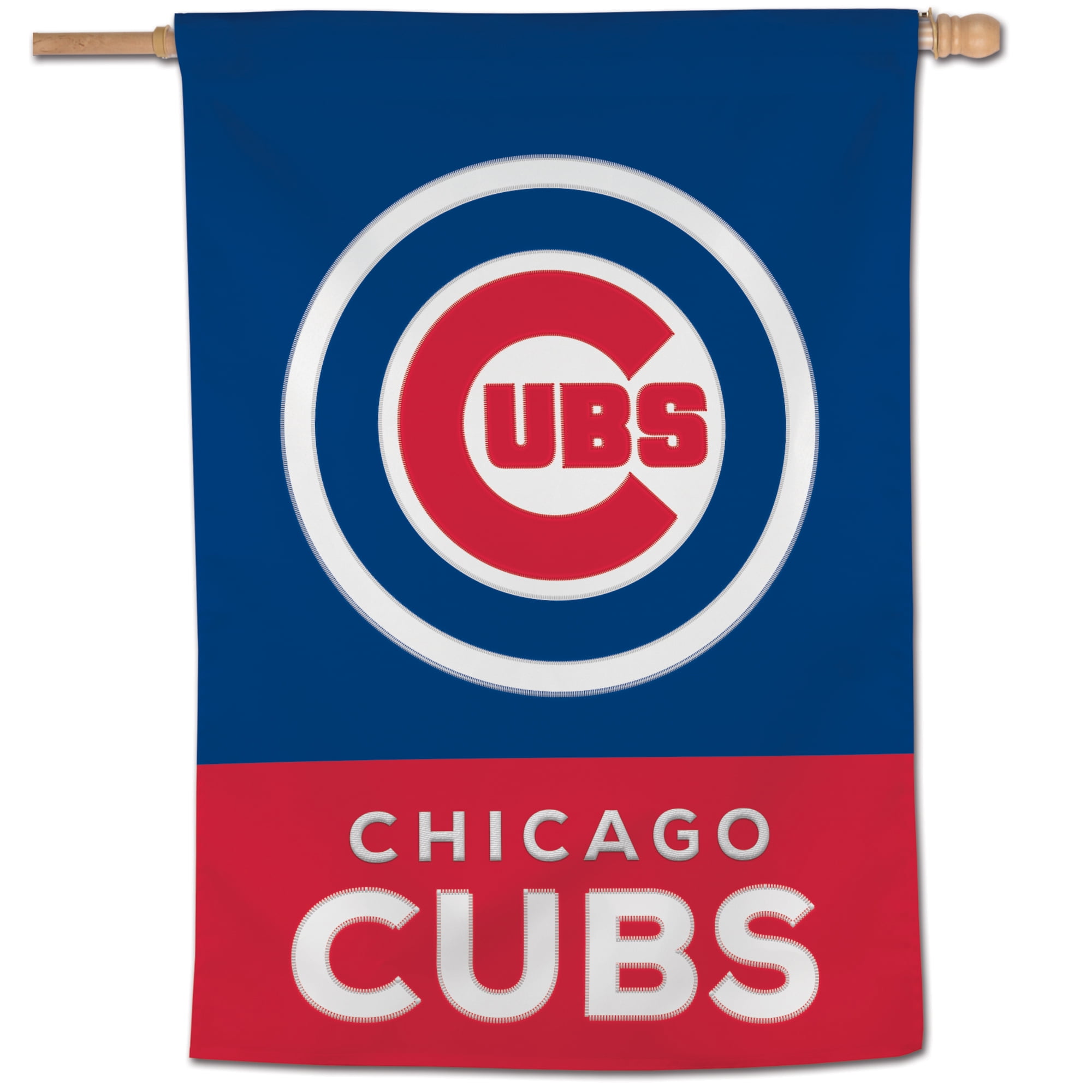 WinCraft Chicago Cubs 28" x 40" Applique Vertical Banner - Walmart.com