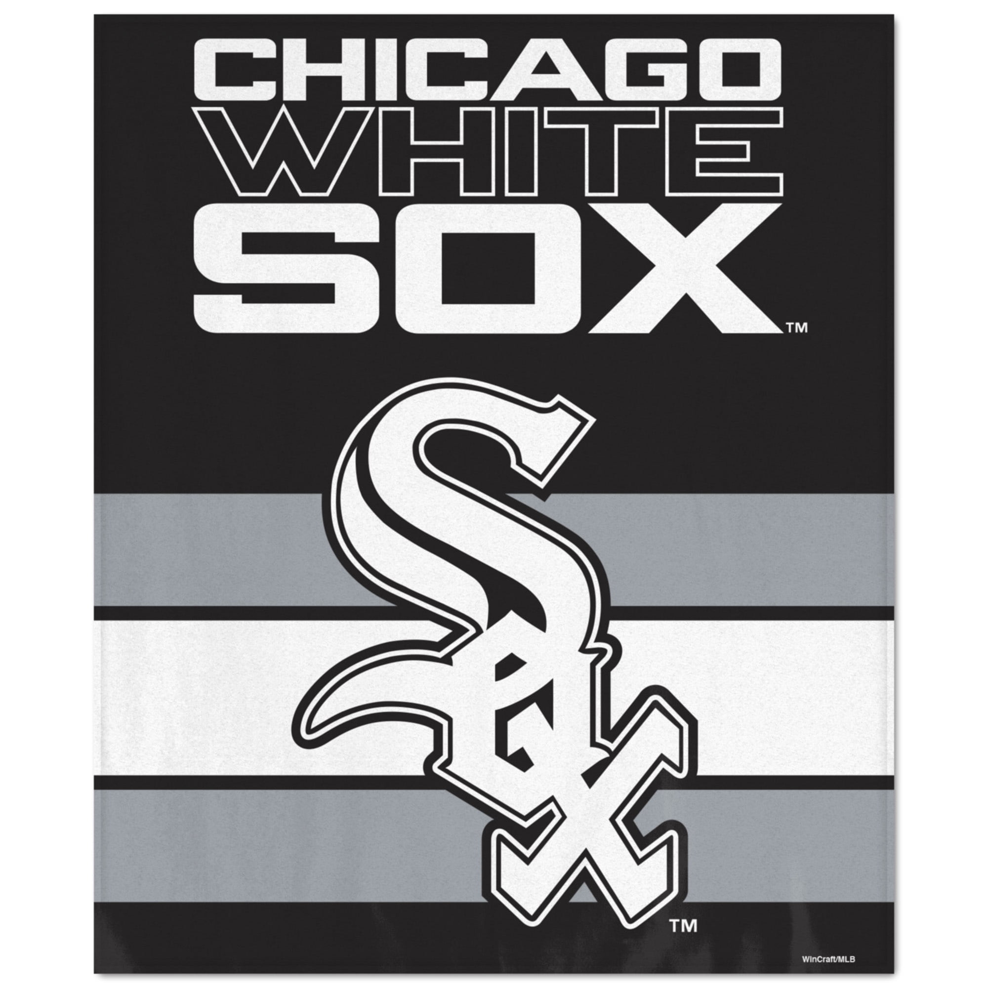 WinCraft Chicago White Sox Ultra Plush 50" x 60" Throw Blanket ...