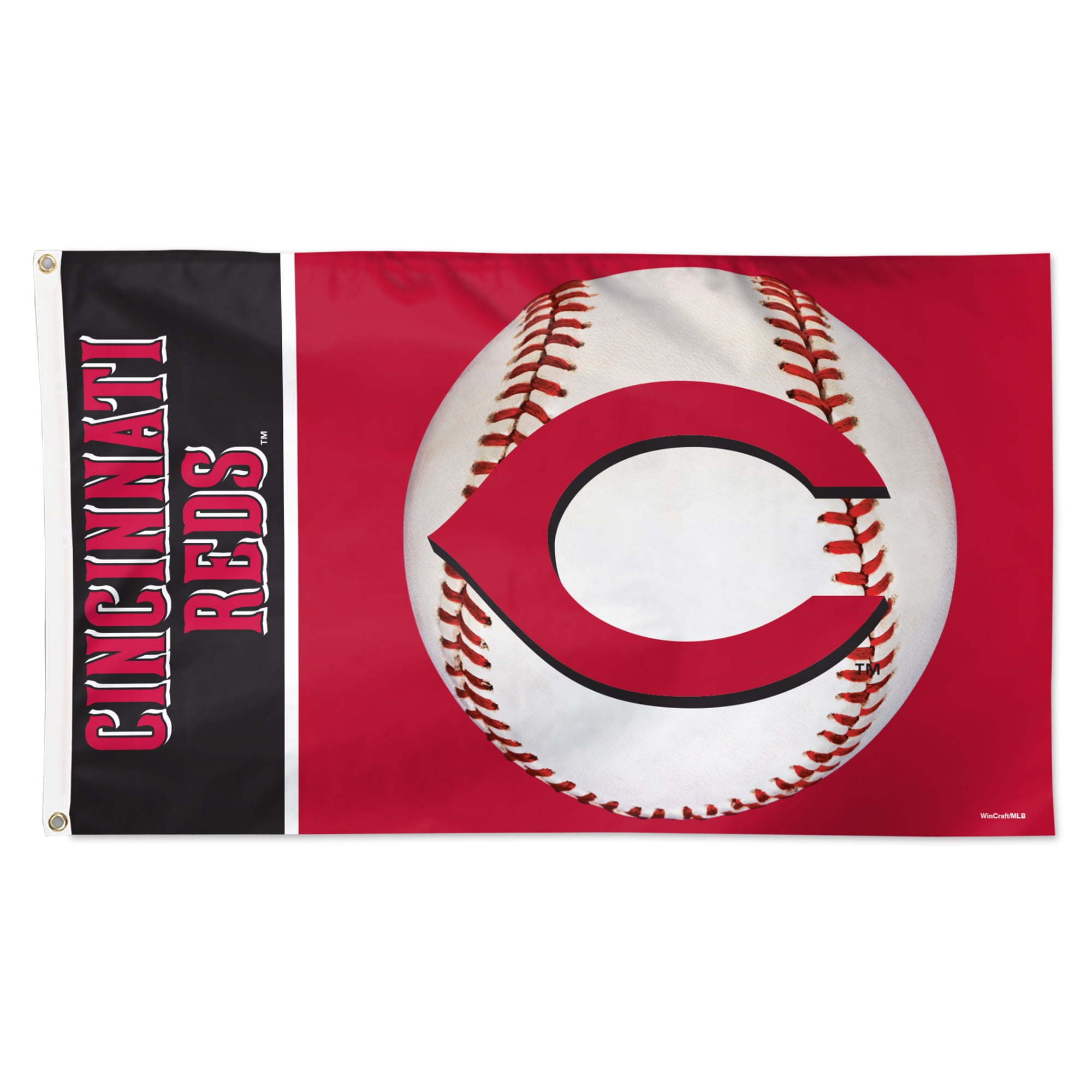 WinCraft Cincinnati Reds 3' x 5' Baseball Deluxe Single-Sided Flag ...