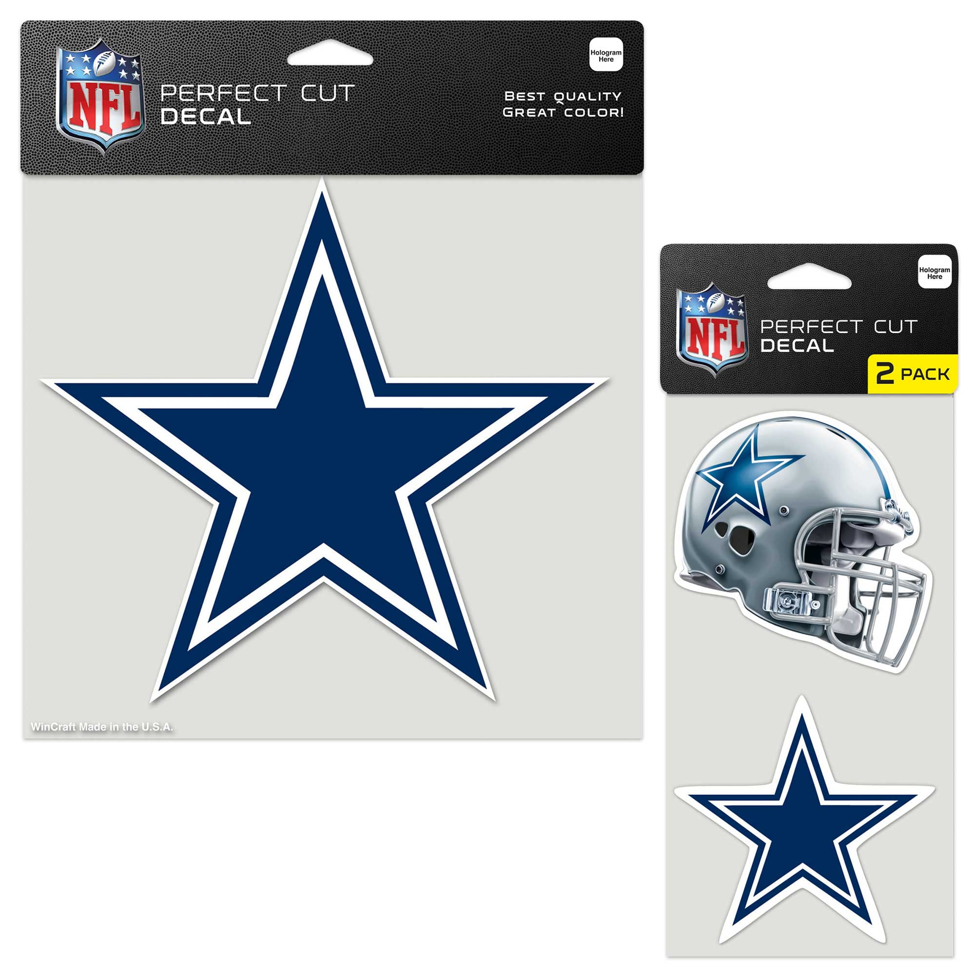 WinCraft Dallas Cowboys Three-Pack Perfect Cut Decal Sheet - Walmart.com