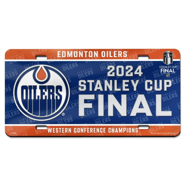 WinCraft Edmonton Oilers 2024 Western Conference Champions Laser Cut ...