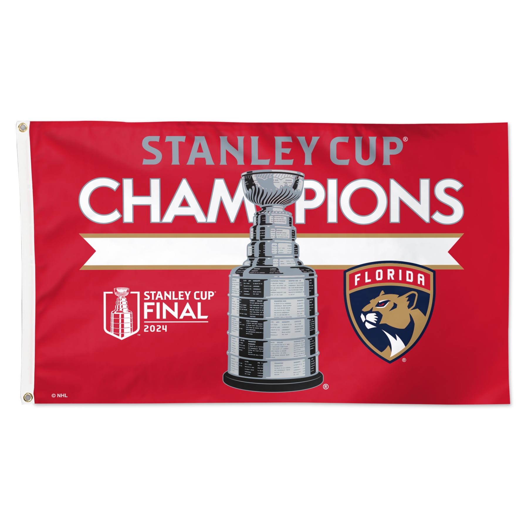 WinCraft Florida Panthers 2024 Stanley Cup Champions Locker Room 3' x 5 ...