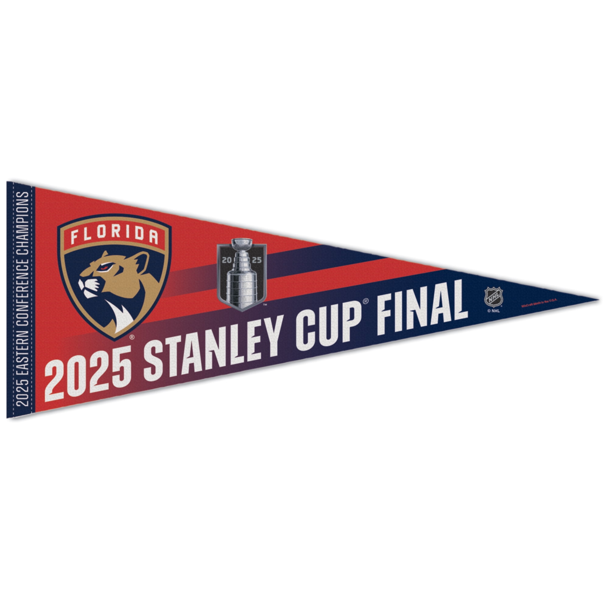WinCraft Florida Panthers 2025 Eastern Conference Champions 12" x 30" Premium Pennant - Walmart.com