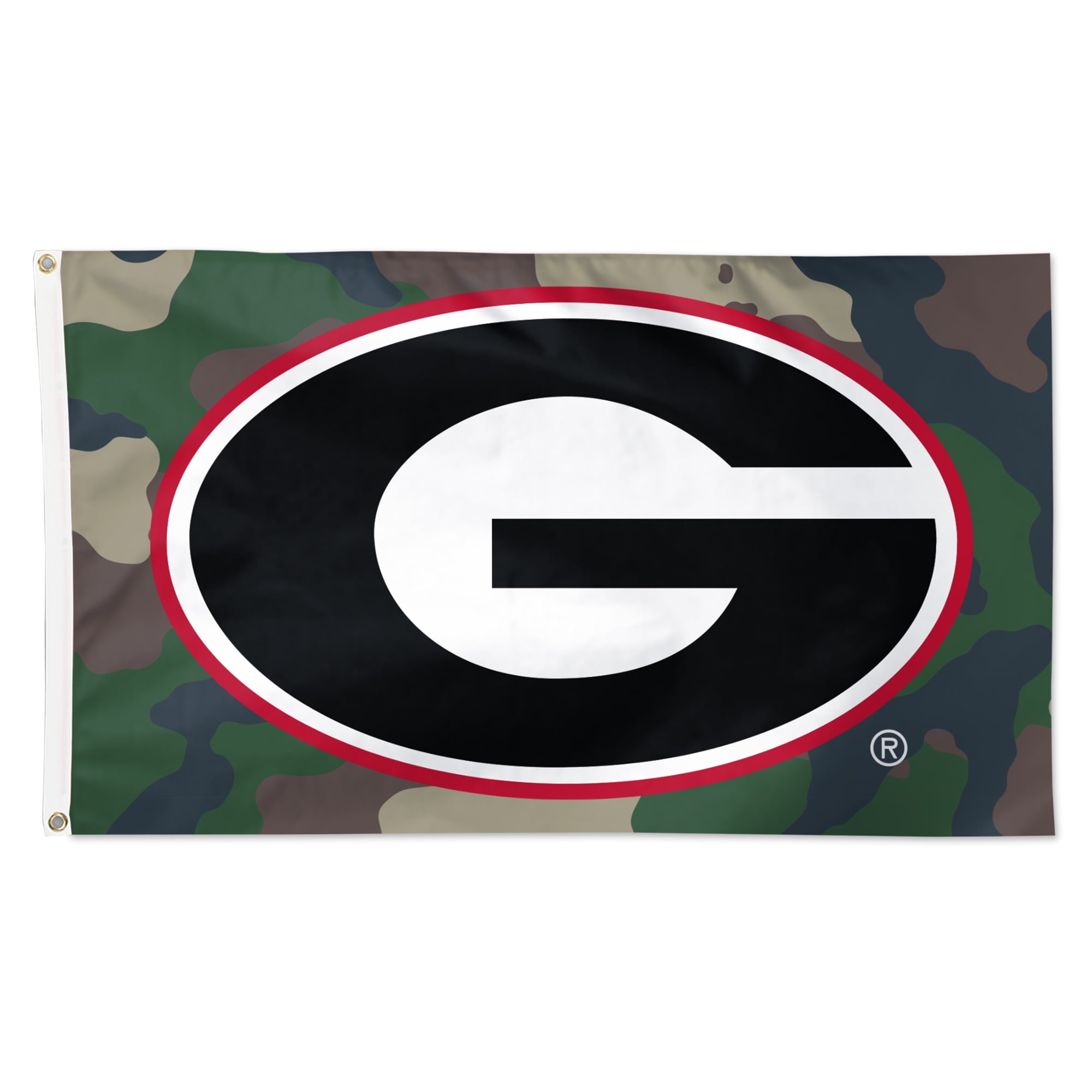 WinCraft Georgia Bulldogs 3' x 5' Single-Sided Deluxe Camo Flag ...