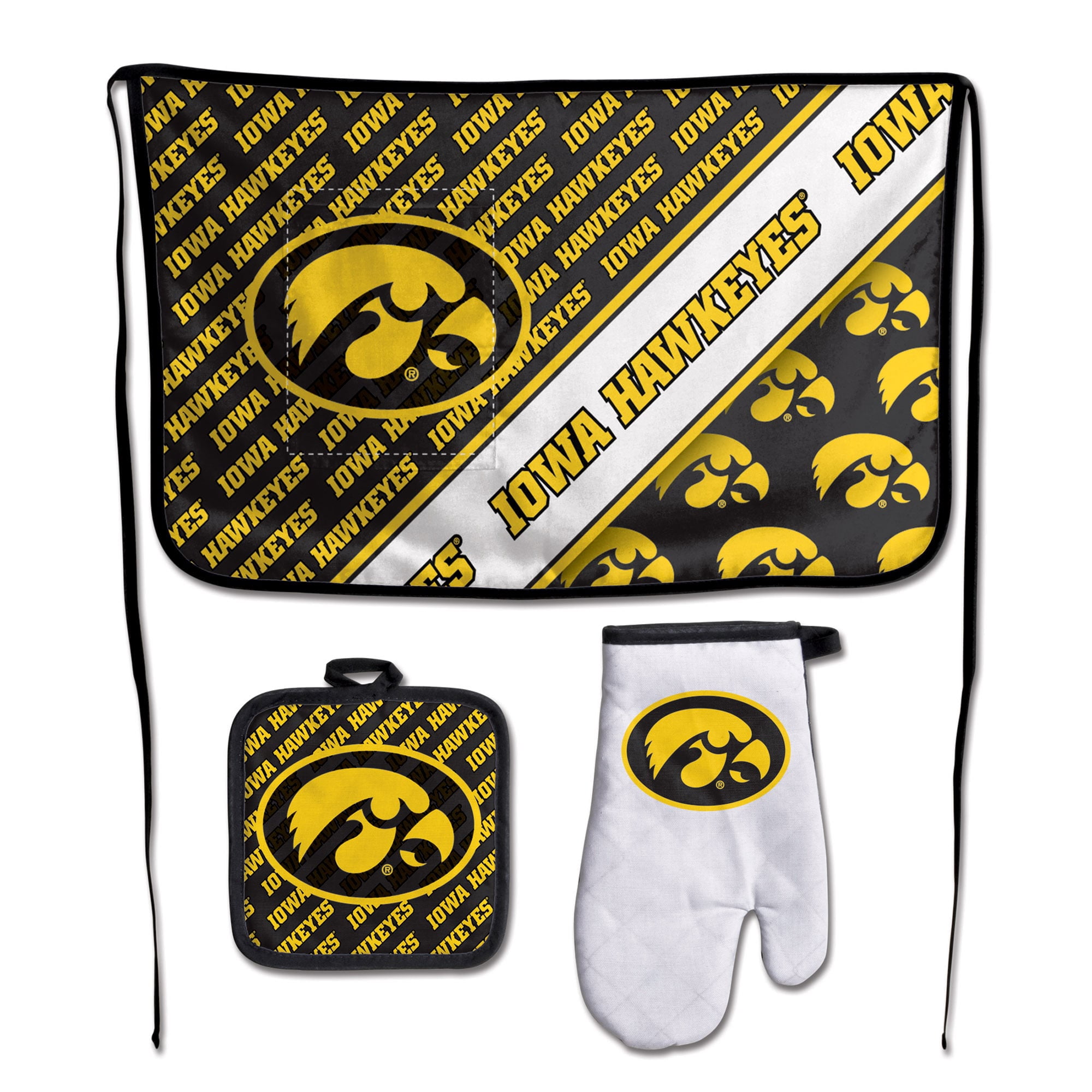 WinCraft Iowa Hawkeyes 3-Piece Barbecue Set - Walmart.com