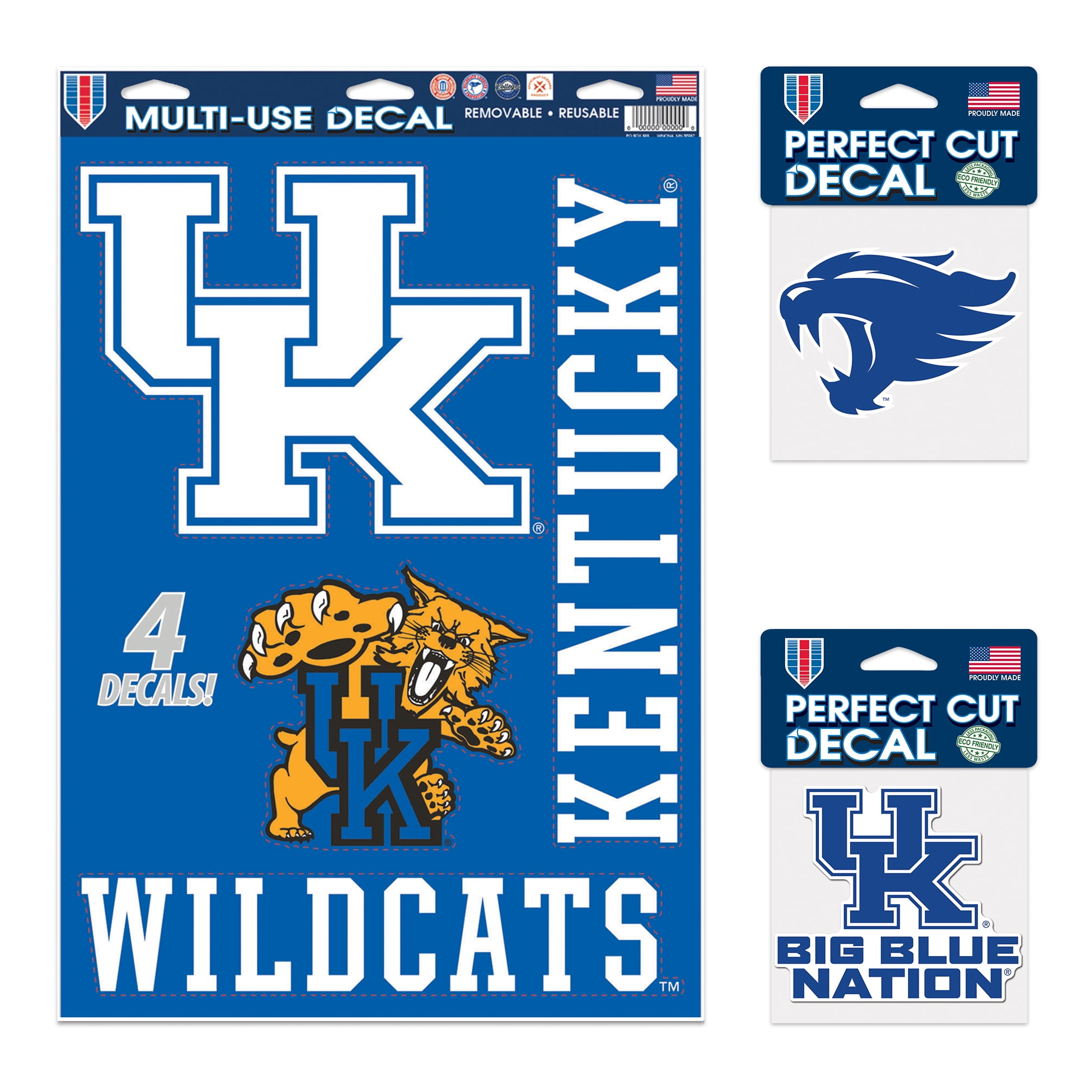 WinCraft Kentucky Wildcats Decal Variety Pack - Walmart.com