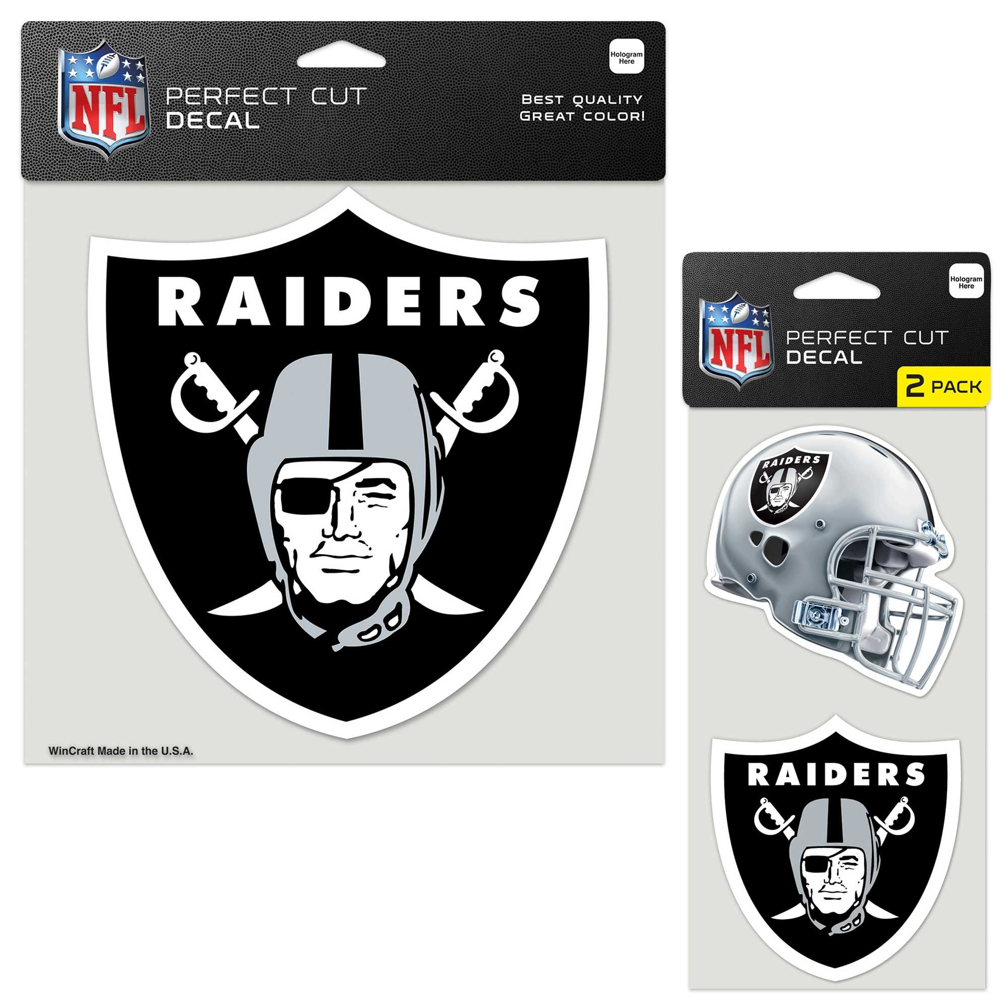 WinCraft Las Vegas Raiders Three-Pack Perfect Cut Decal Sheet - Walmart.com