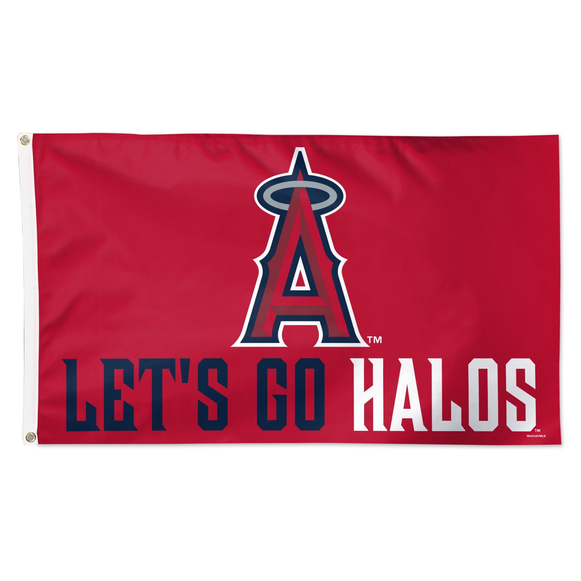 WinCraft Los Angeles Angels 3' x 5' Single-Sided Deluxe Team Slogan ...