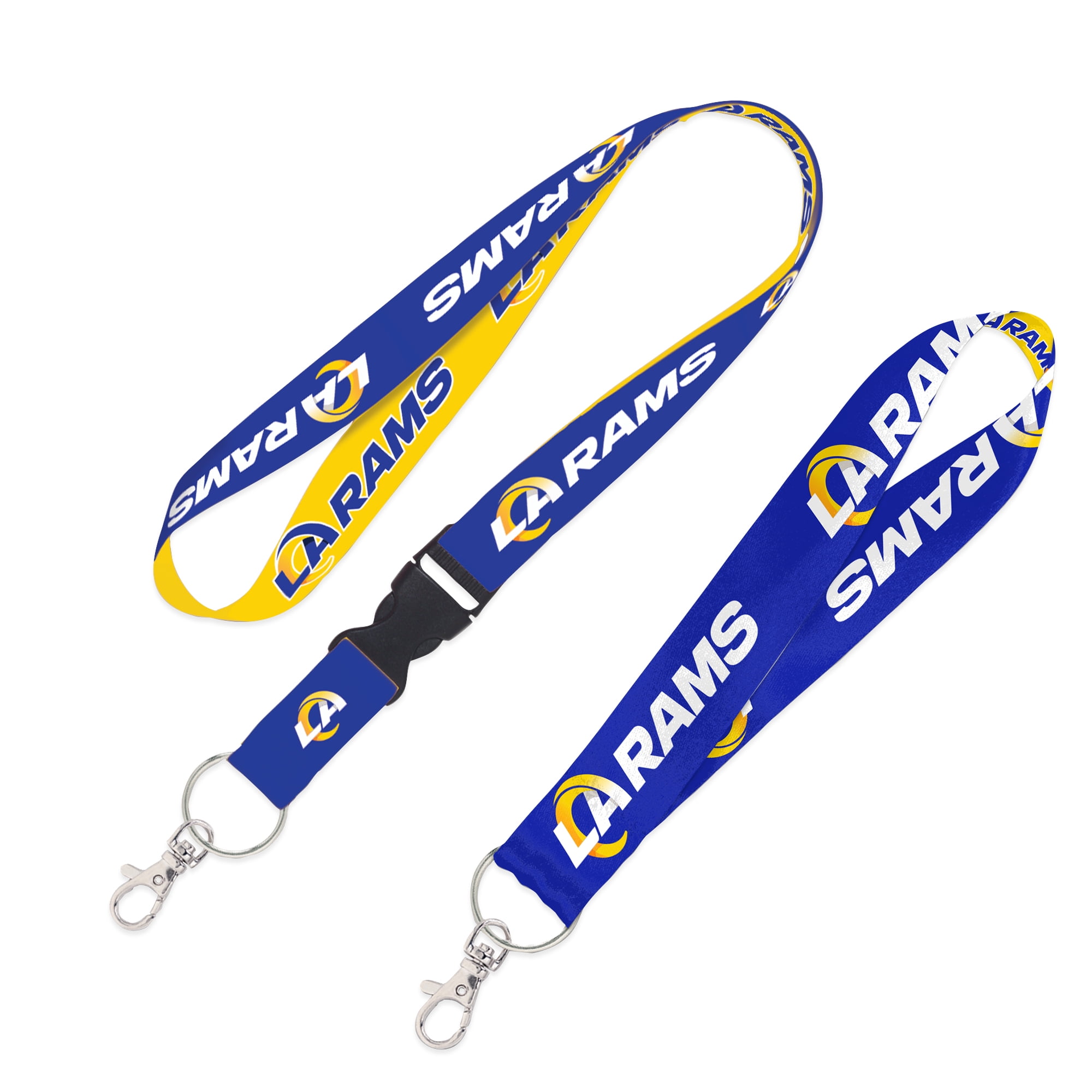 WinCraft Los Angeles Rams 2-Pack Lanyard with Detachable Buckle & Key ...