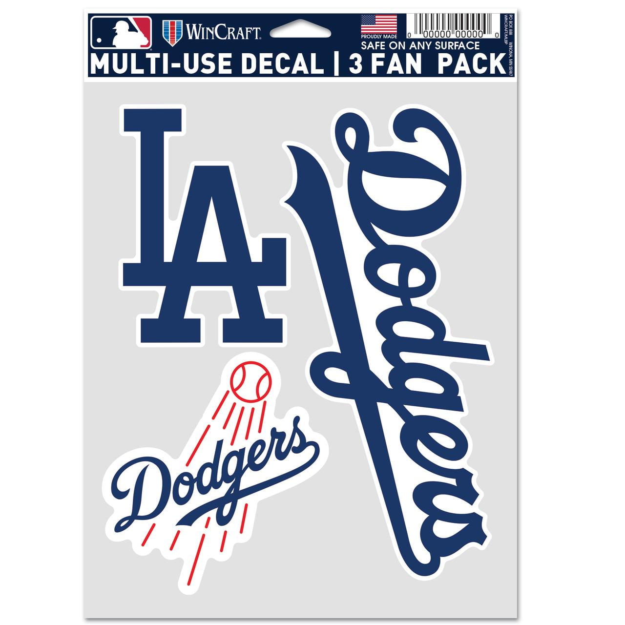 WinCraft MLB Los Angeles Dodgers Team Alternate 5" x 7.75" 3 Pack Fan ...