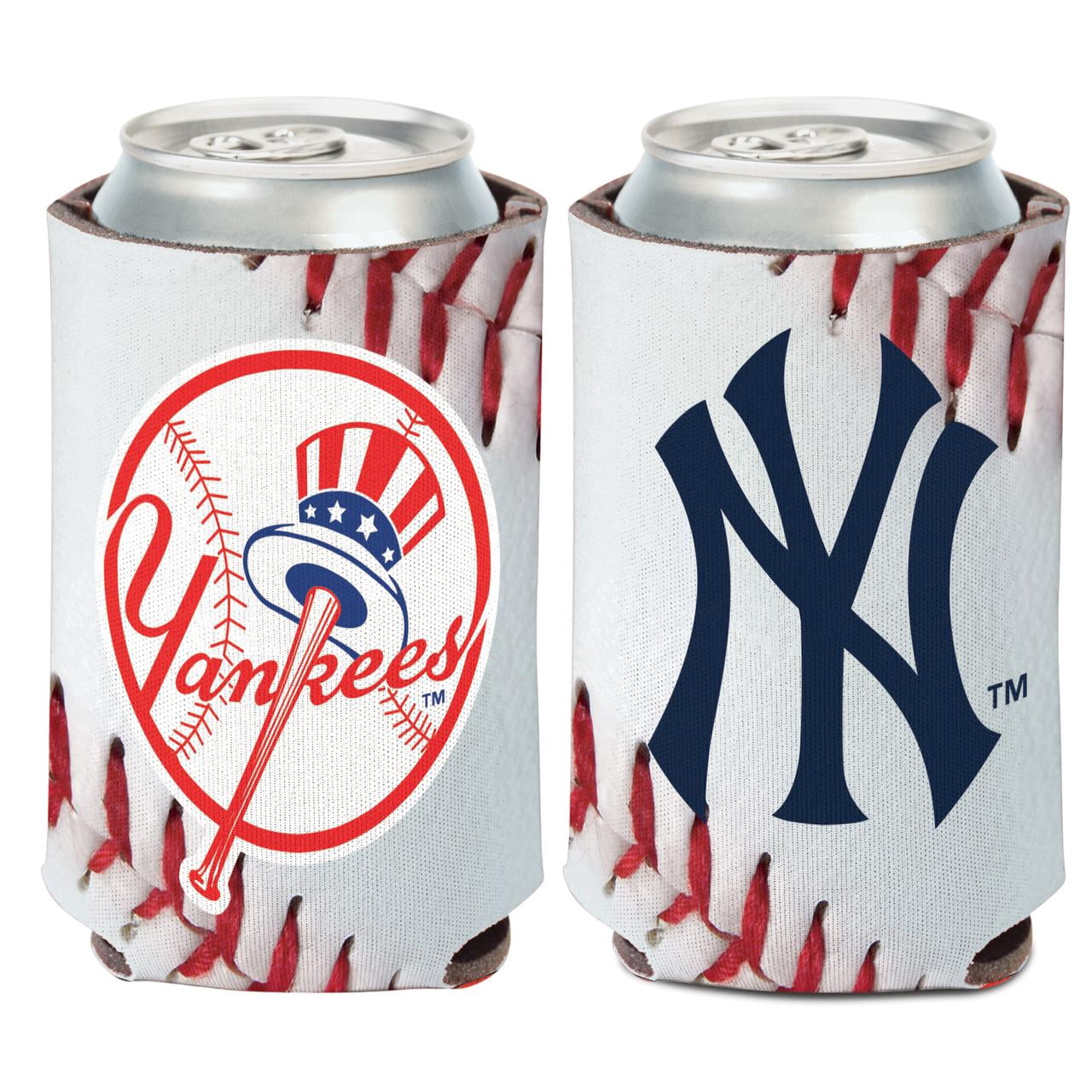 WinCraft MLB New York Yankees Baseball 12oz Can Cooler, Collapsible ...