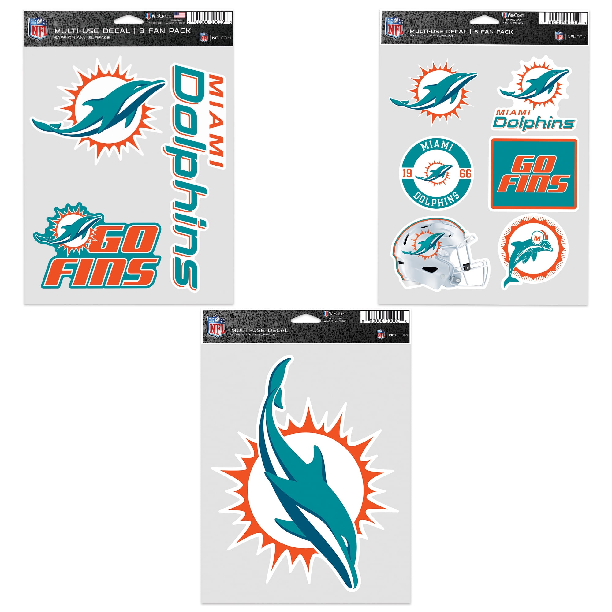 Miami Dolphins Stickers