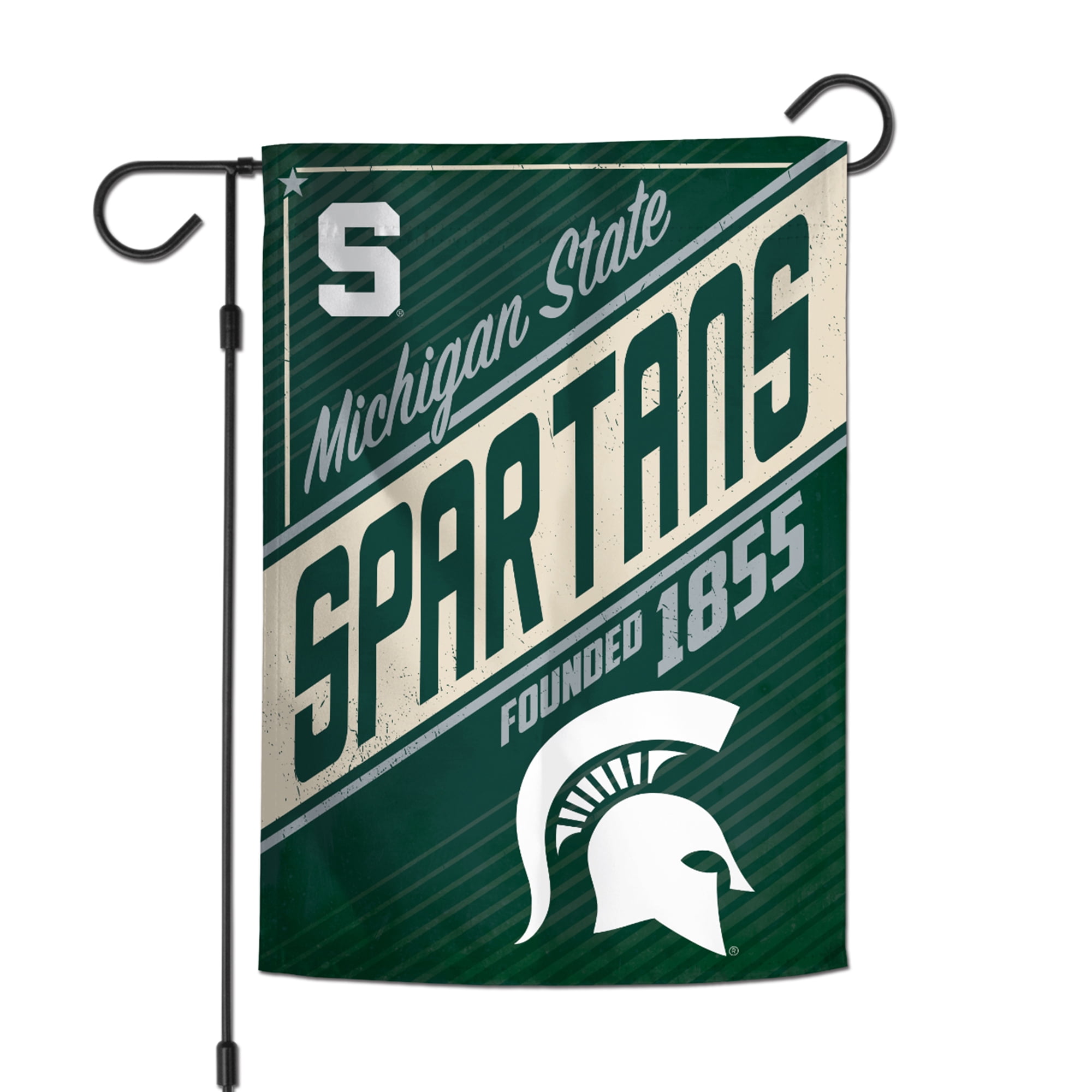 WinCraft Michigan State Spartans 12" x 18" Throwback Logo Double-Sided ...