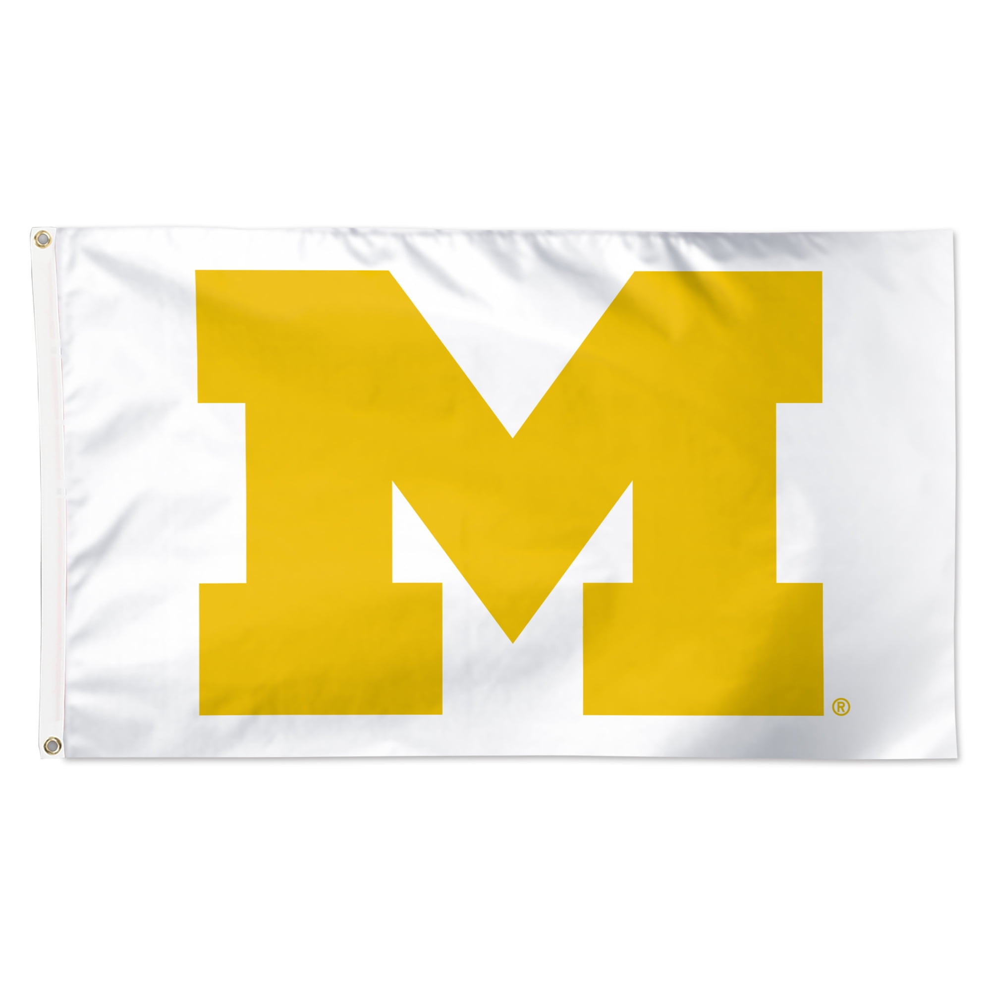 WinCraft Michigan Wolverines 3' x 5' Single-Sided Vibrant Deluxe Flag ...