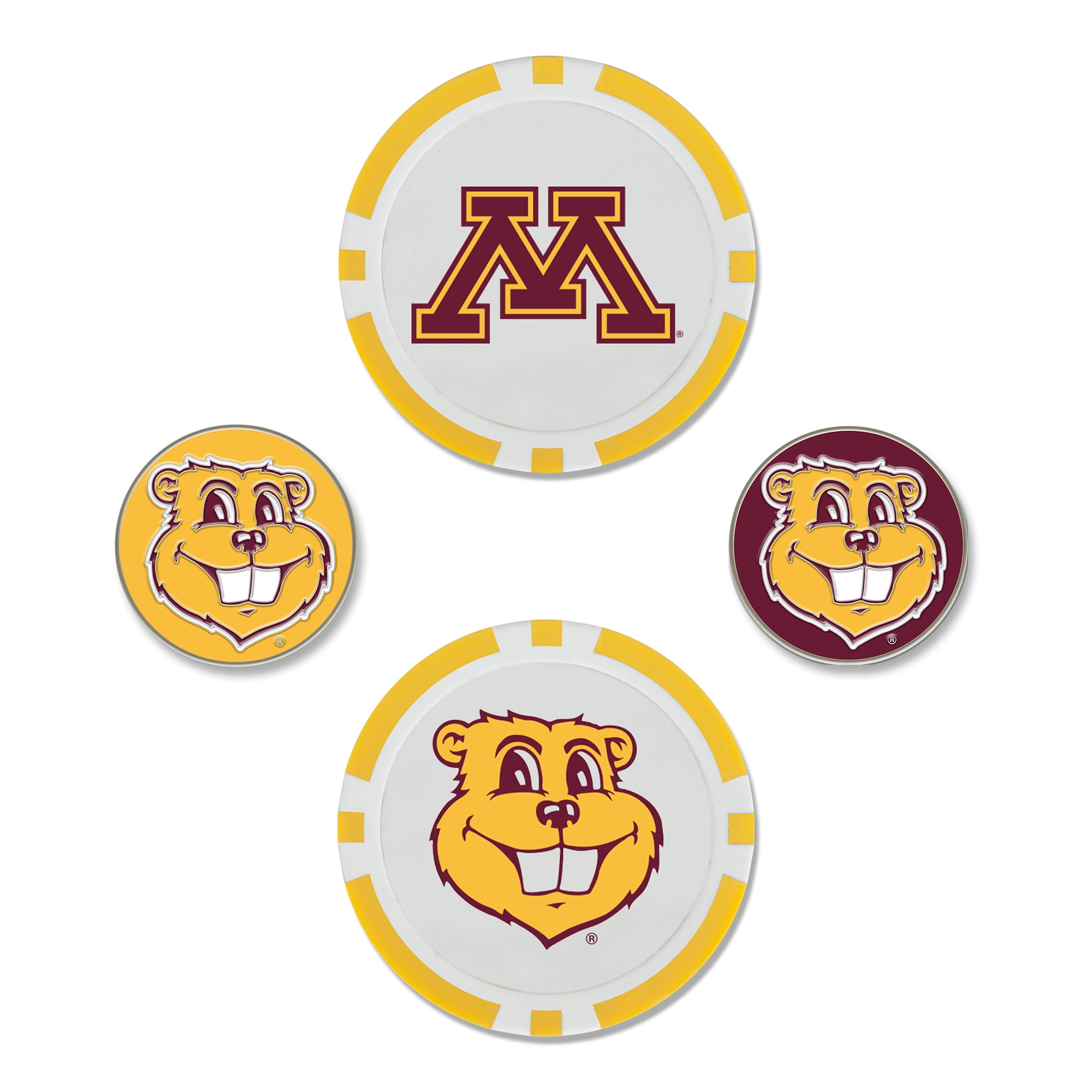 WinCraft Minnesota Golden Gophers 4-Pack Ball Markers Set - Walmart.com