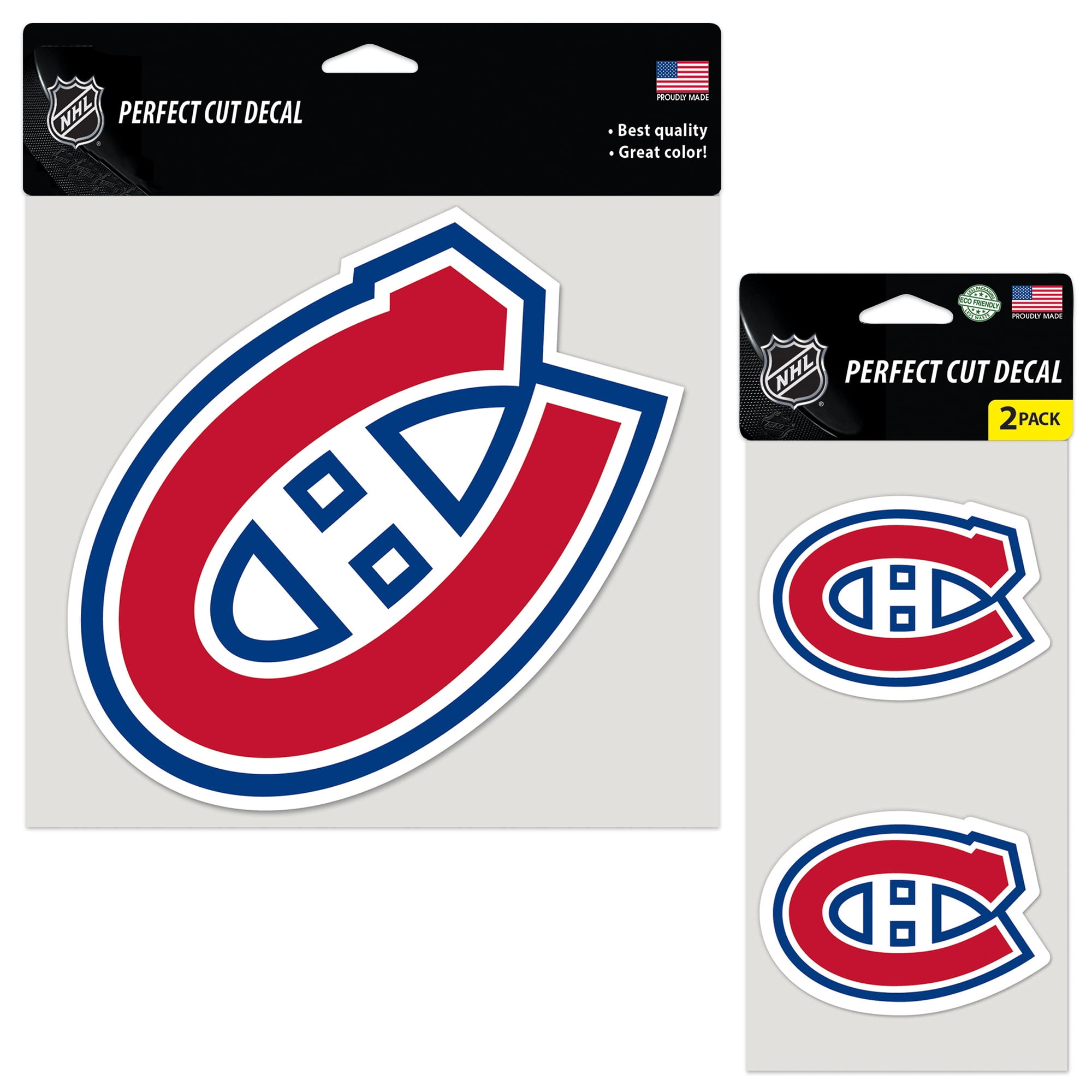 WinCraft Montreal Canadiens Perfect Cut Decal Two-Pack Set - Walmart.com