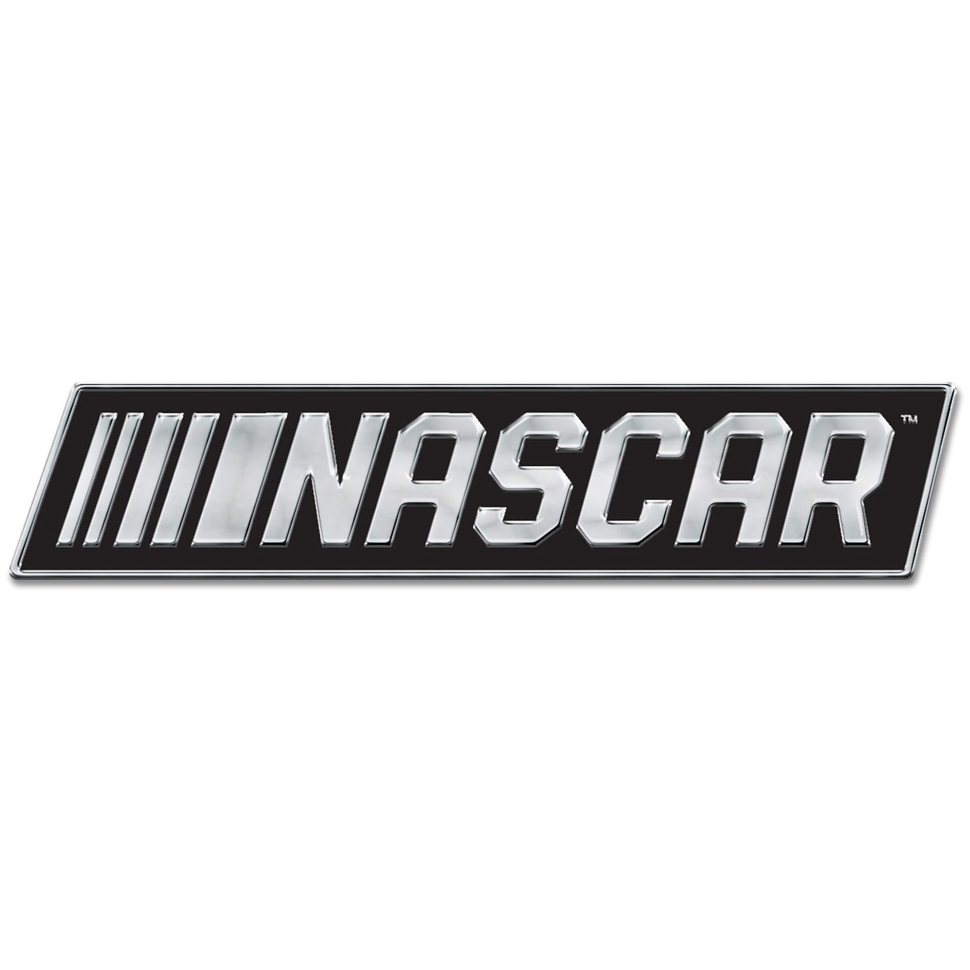 WinCraft NASCAR Metallic Wordmark Auto Emblem - Walmart.com