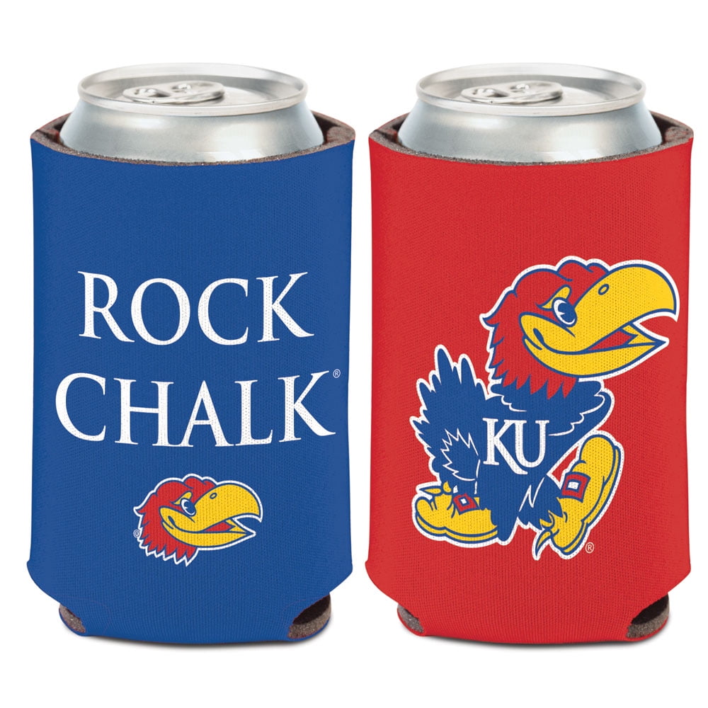 WinCraft NCAA Kansas Jayhawks Slogan 12oz Can Cooler, Collapsible ...