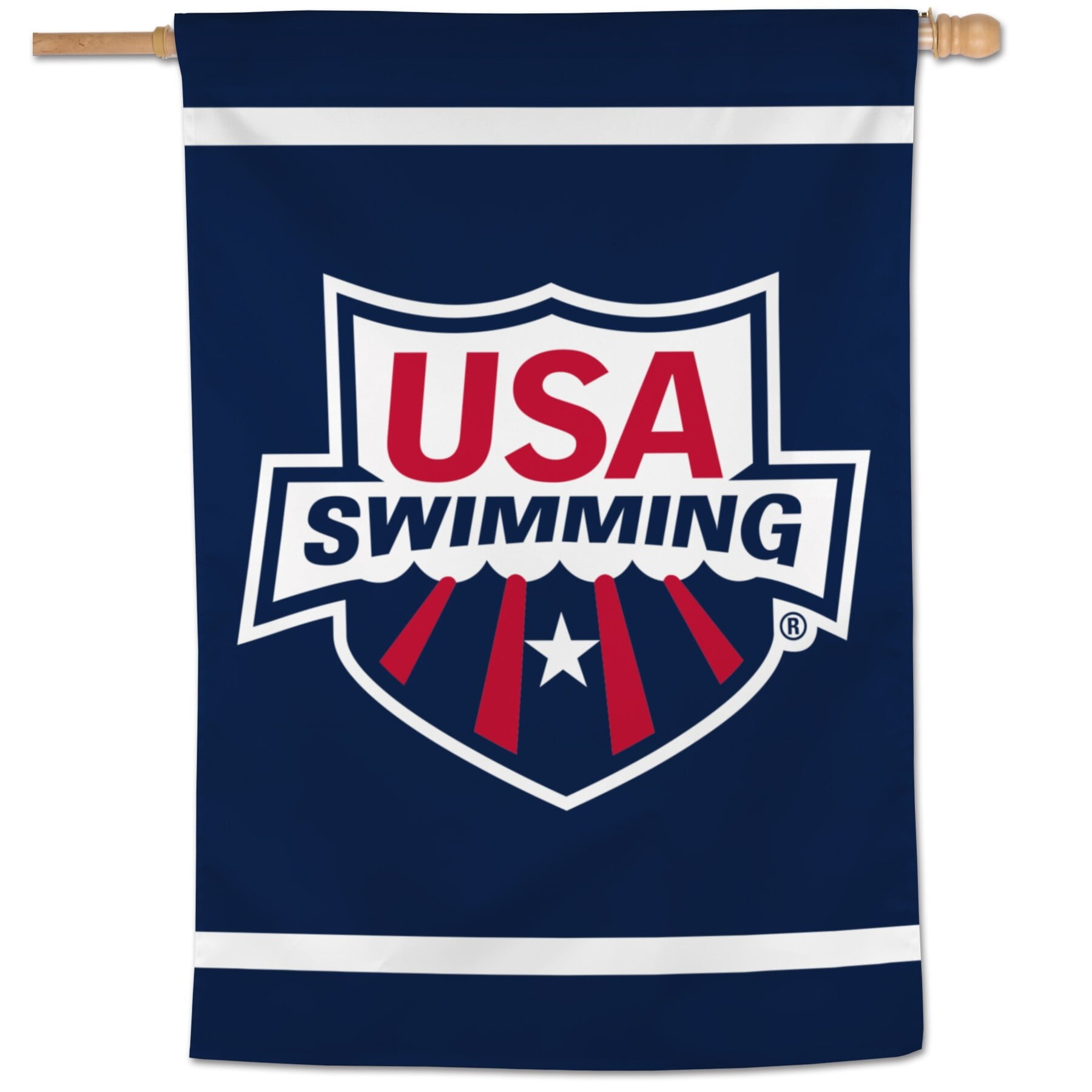 WinCraft Navy USA Swimming 28'' x 40'' Vertical Flag - Walmart.com